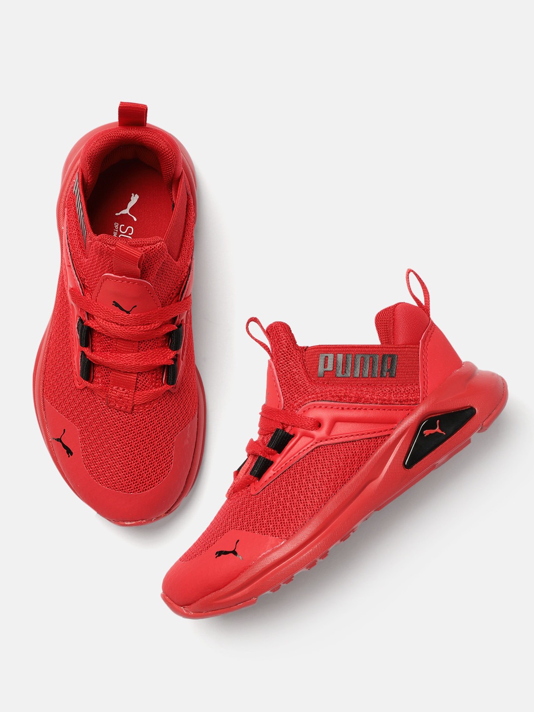 Buy Puma Kids Red Enzo 2 Refresh AC PS Running Shoes - Sports Shoes for ...
