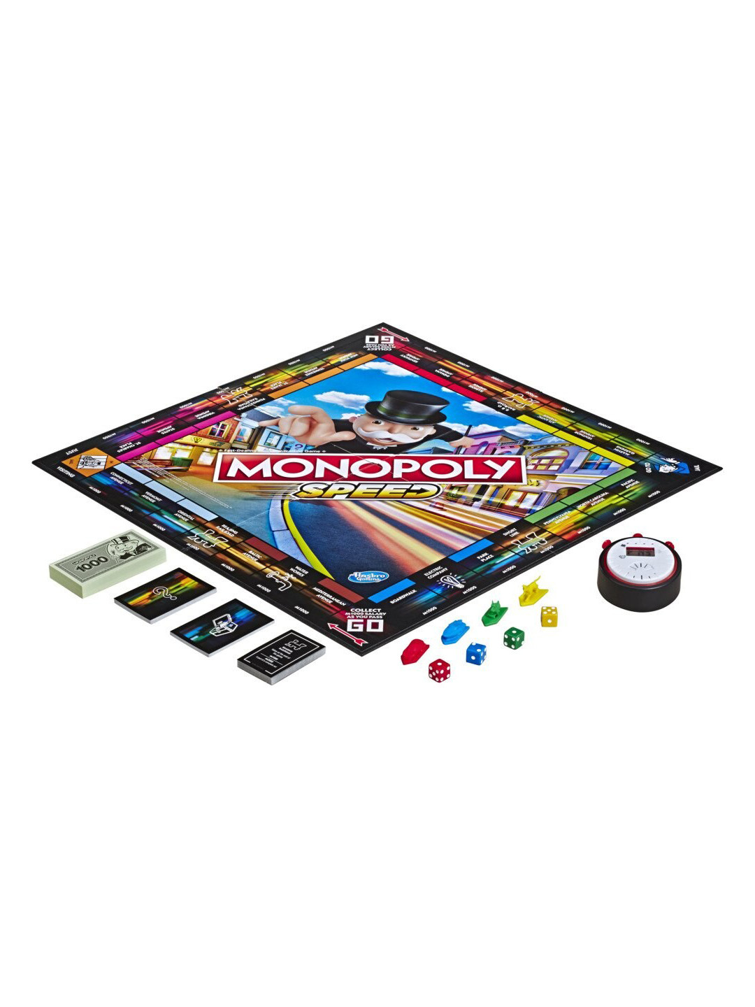 Buy Hasbro Multicoloured Monopoly Speed Board Game - Activity Toys And ...