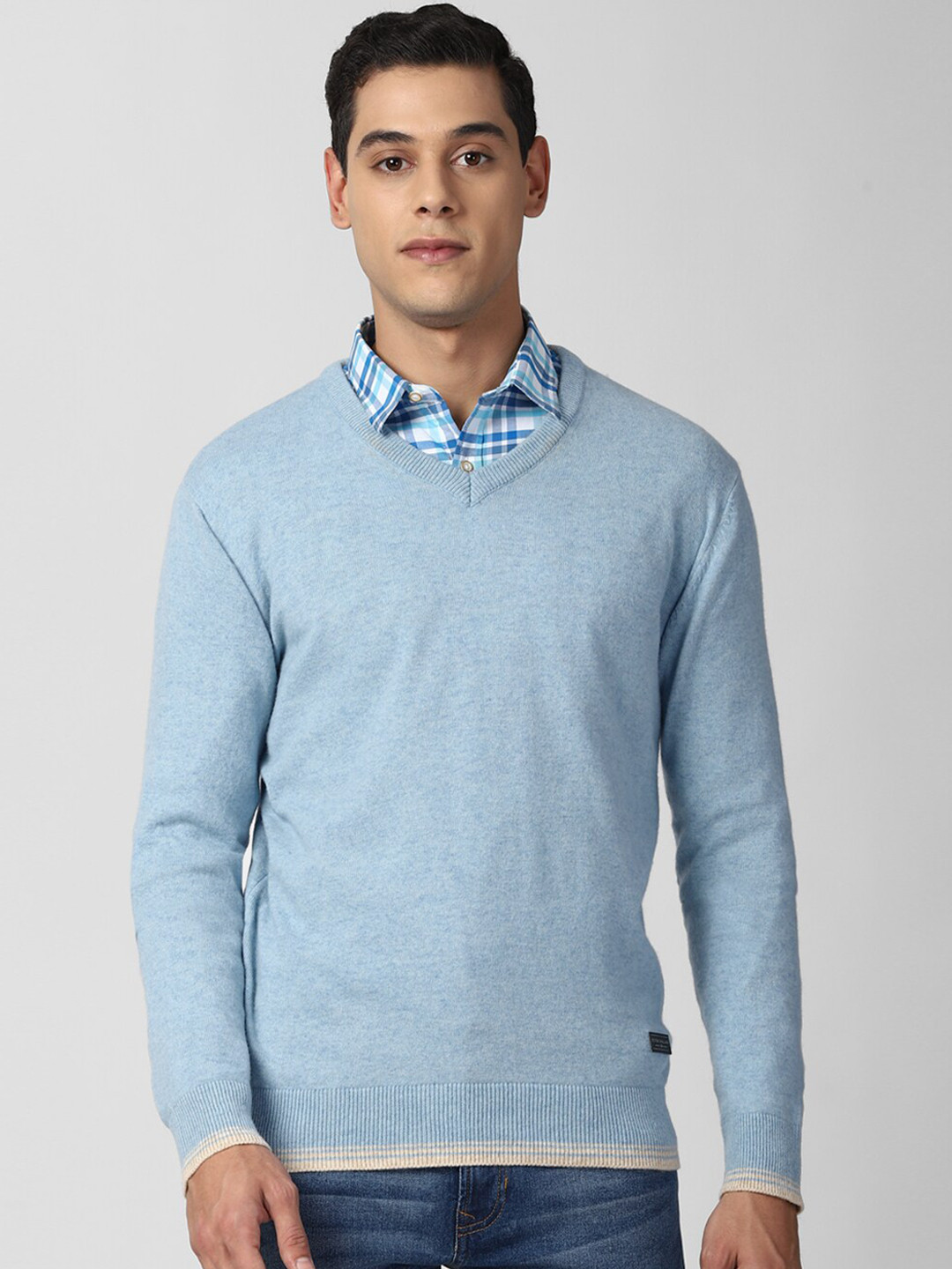 Buy Peter England Casuals Men Blue Cardigan - Sweaters for Men 16347286 ...