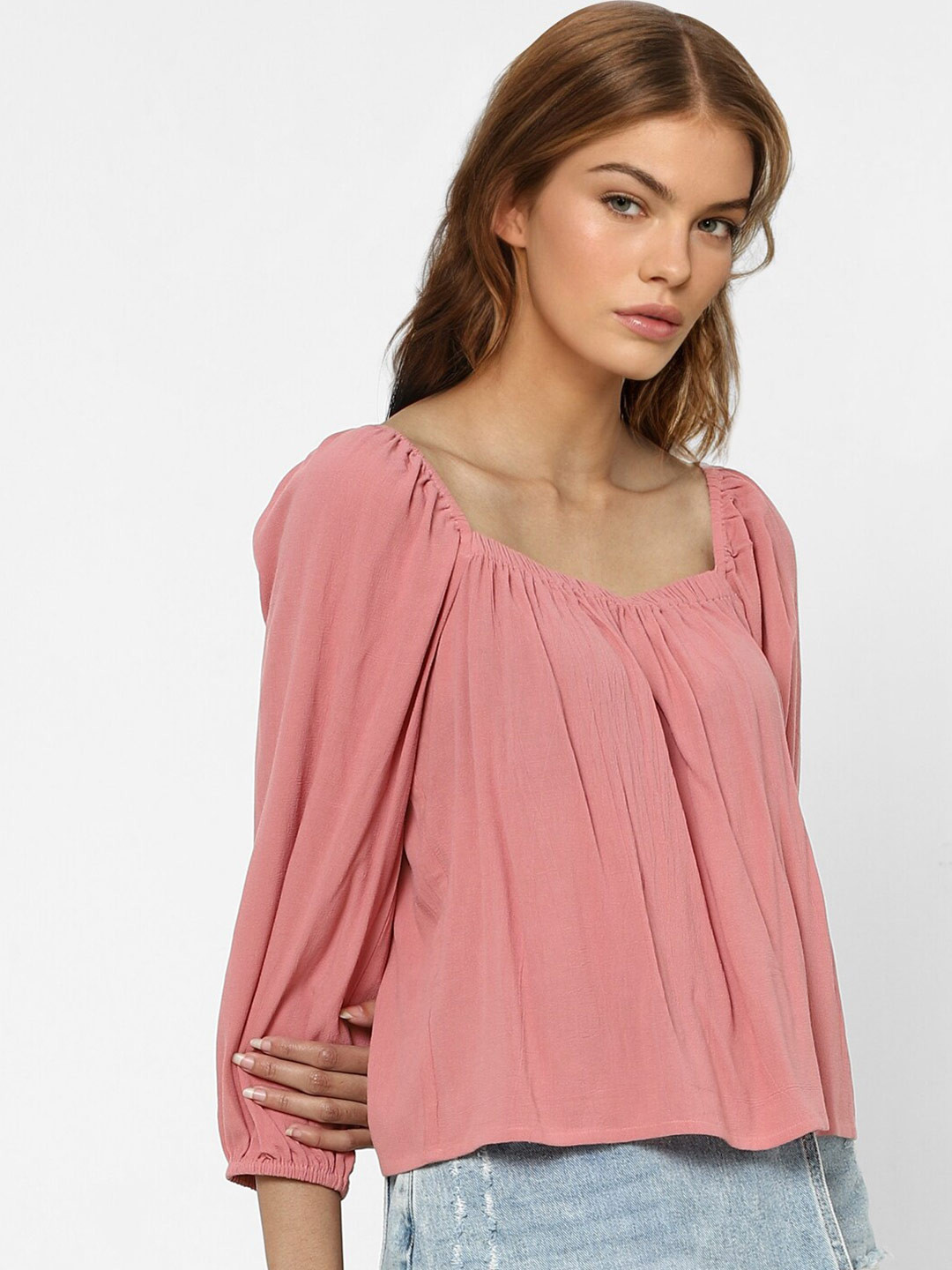 Buy ONLY Women Mauve Top - Tops for Women 16369816 | Myntra