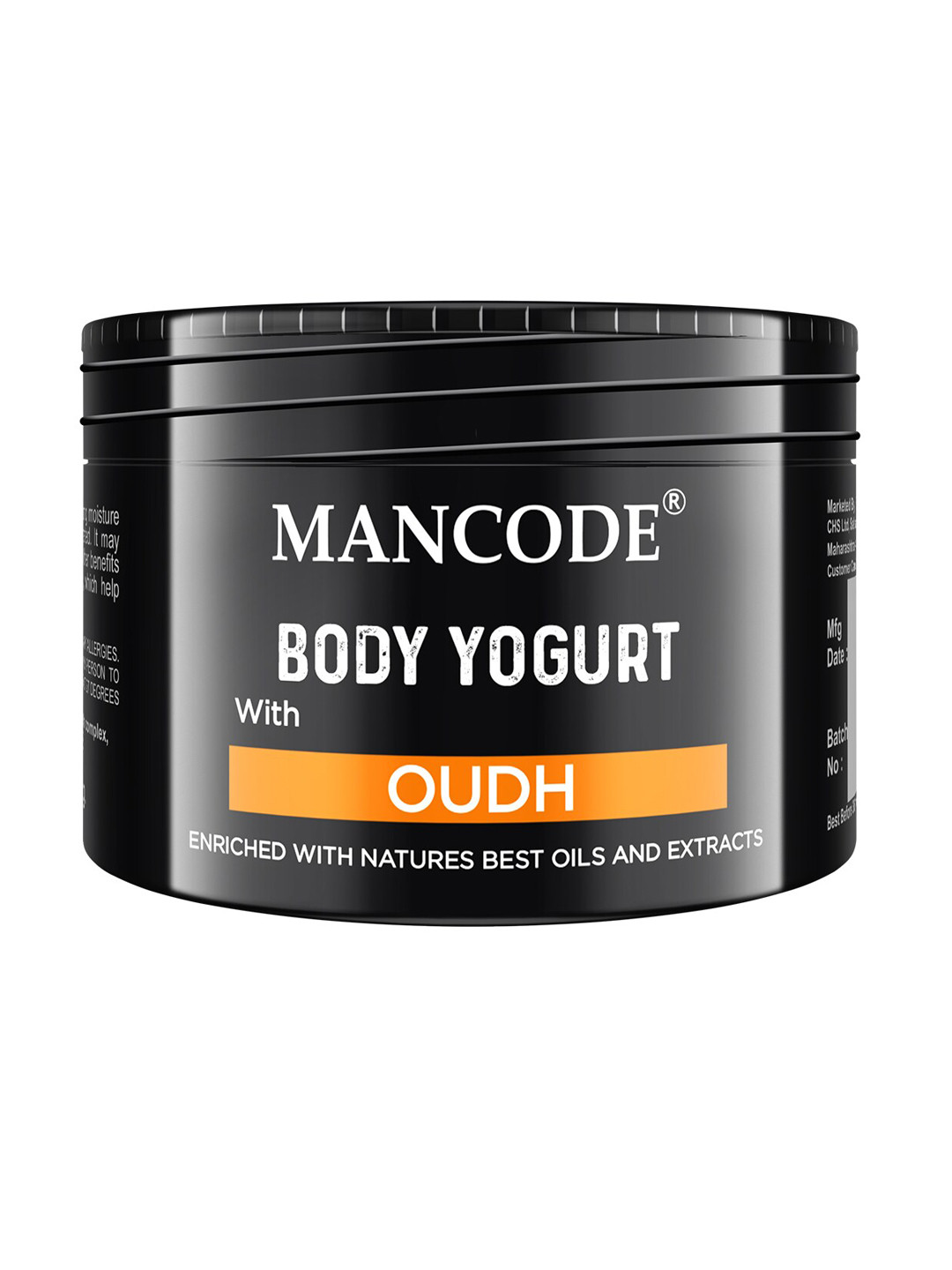 Buy MANCODE Oudh Body Yogurt 100Gm - Body Cream And Lotion for Men 16394122 | Myntra