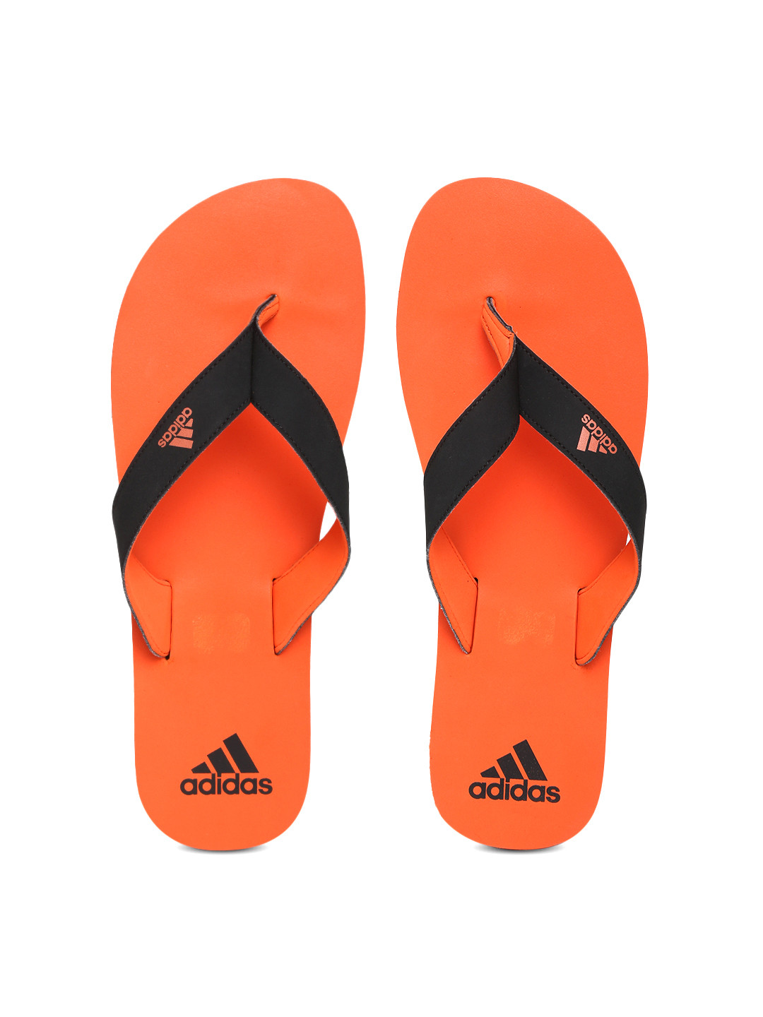 Buy ADIDAS Men Black & Orange EEZAY MAX Out Flip Flops - Flip Flops for ...