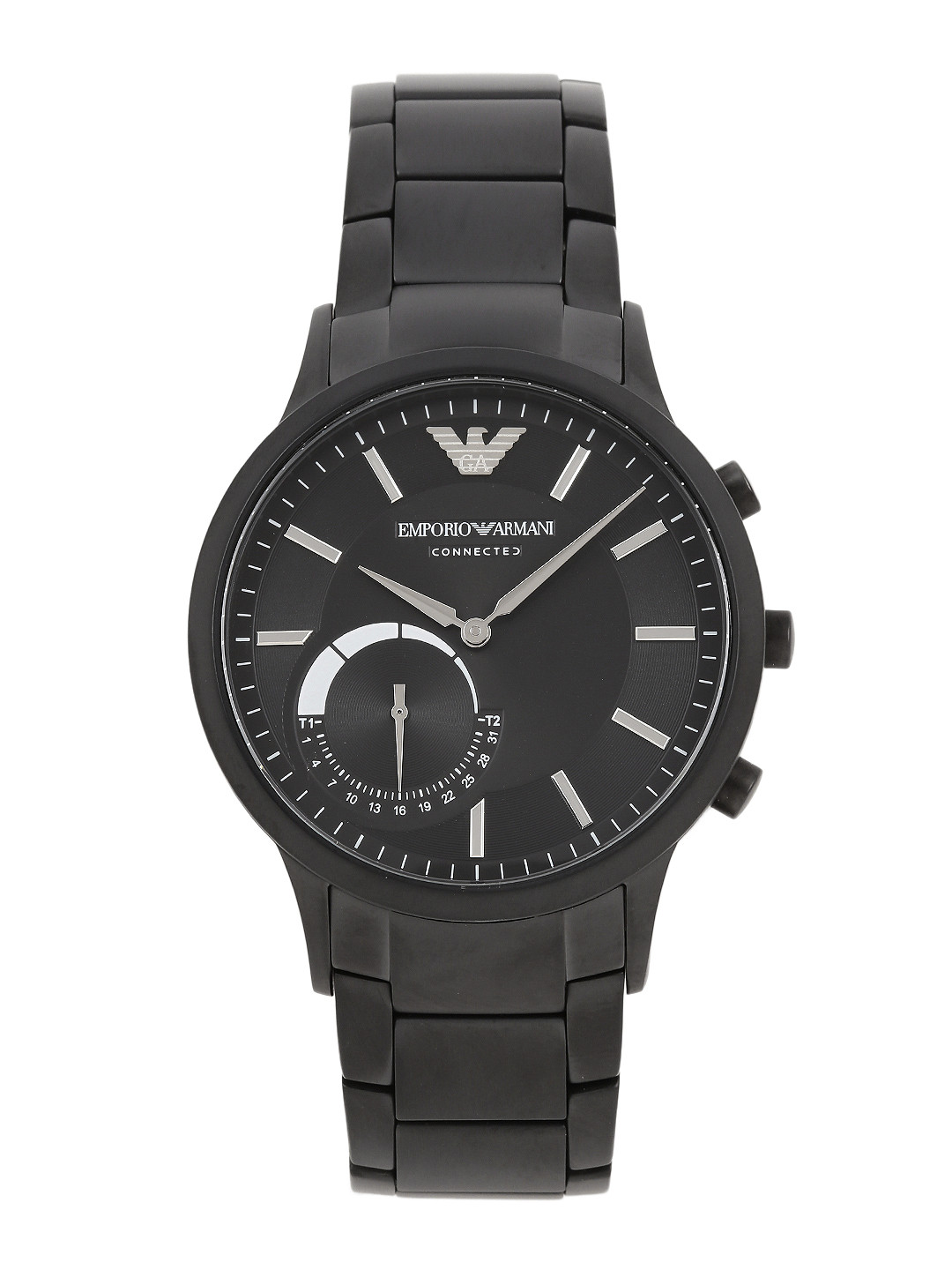 Buy Emporio Armani Connected Men Black Hybrid Smart Watch ART3001 ...