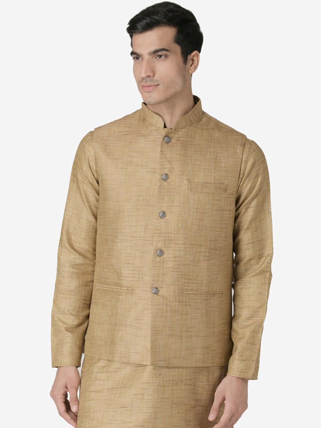 Buy Tabard Men Beige Nehru Jacket - Nehru Jackets for Men 16396918 | Myntra