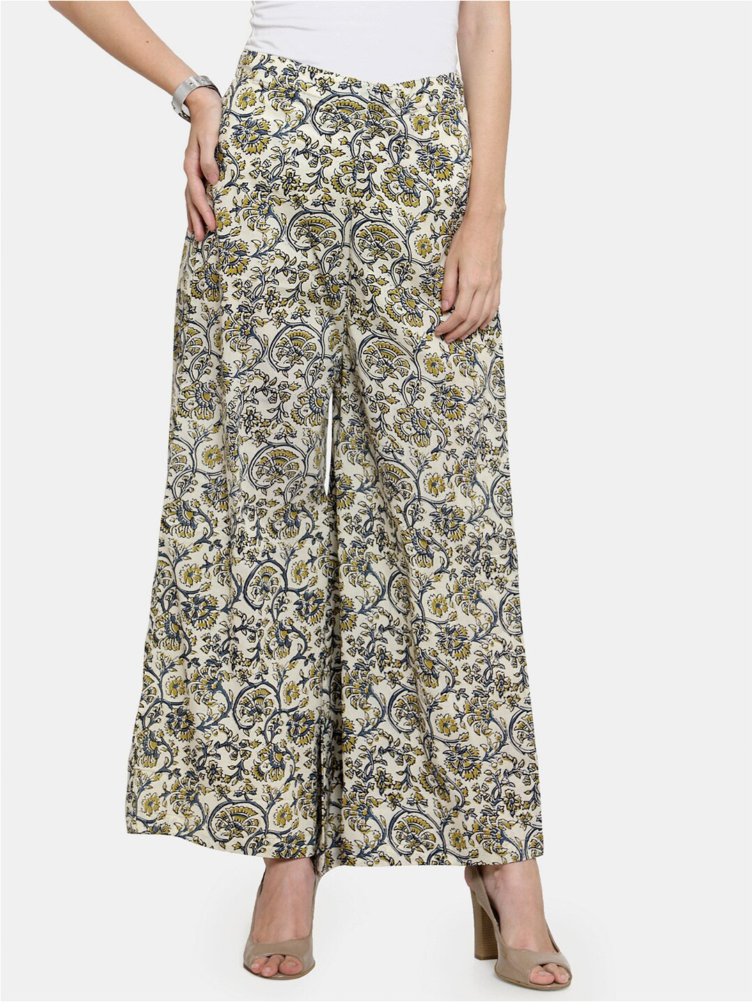 Buy Enchanted Drapes Women Multicoloured Ethnic Motifs Printed Knitted ...