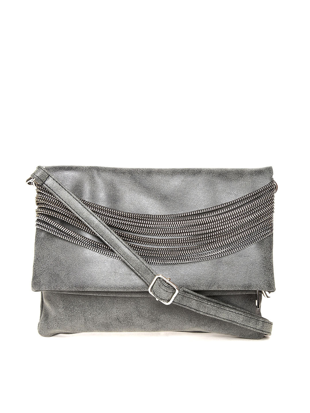 Buy Red Pout Gunmetal Toned Foldable Sling Bag - Handbags for Women ...