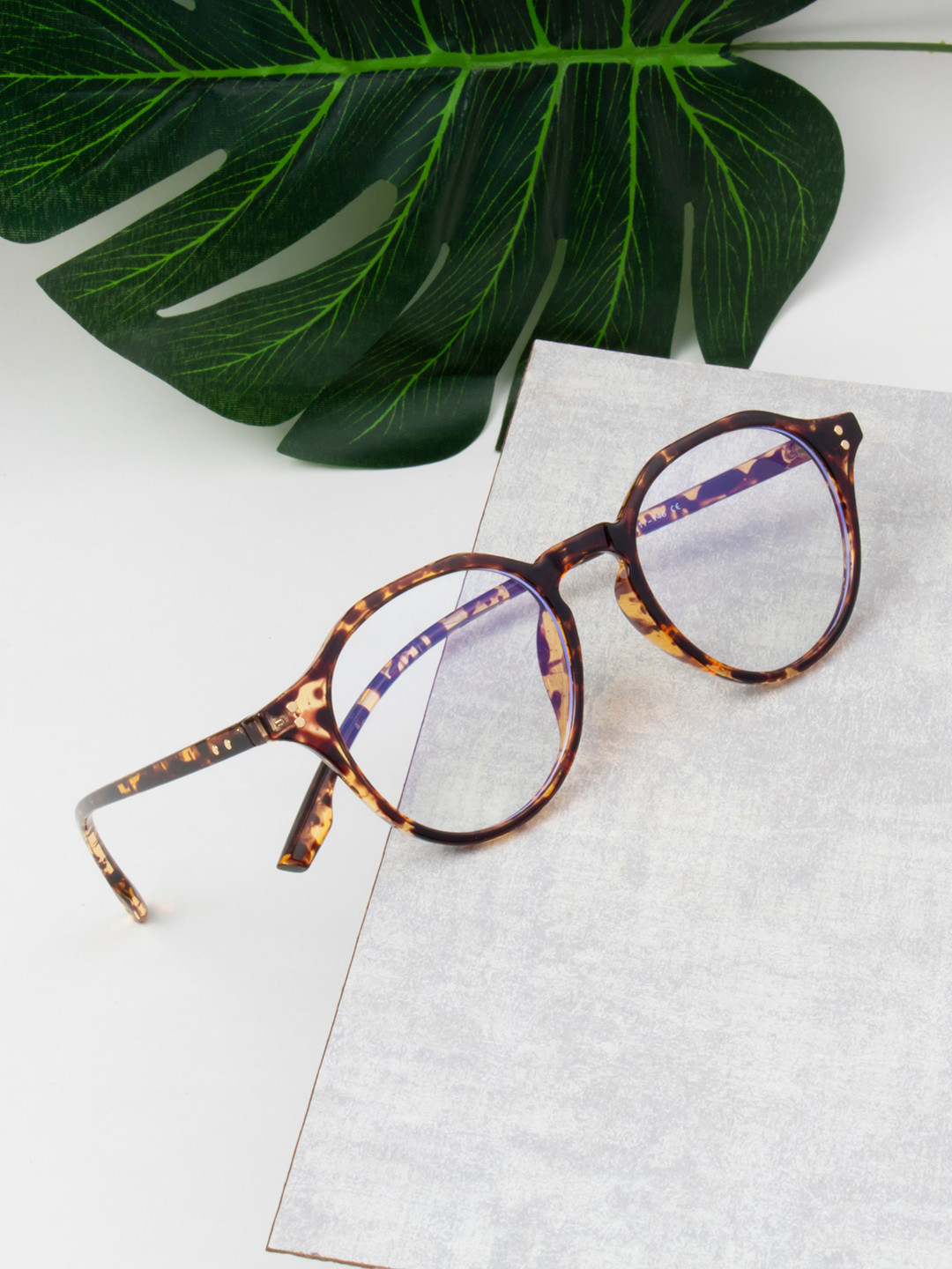 Buy Ted Smith Unisex Brown Full Rim Round Frames TSI 8872 DEMI - Frames ...