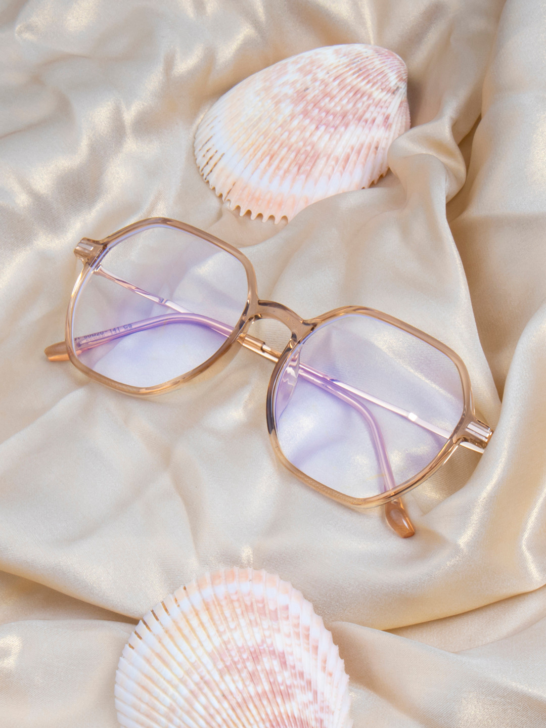 Buy Ted Smith Unisex Gold Toned Full Rim Oversized Frames TSI F001 C5 ...