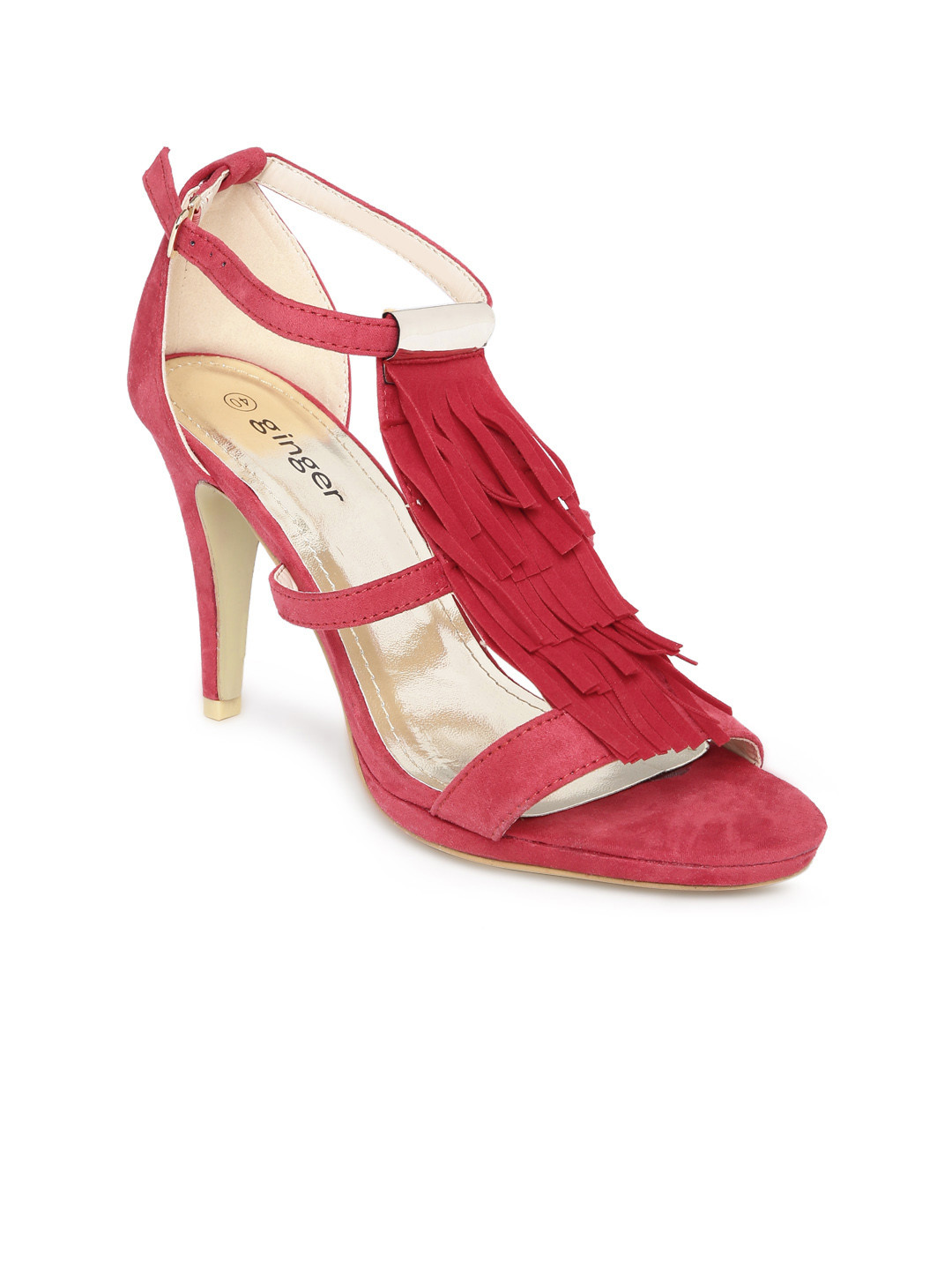 Buy Ginger By Lifestyle Women Red Stilettoes - Heels for Women 1641497 ...