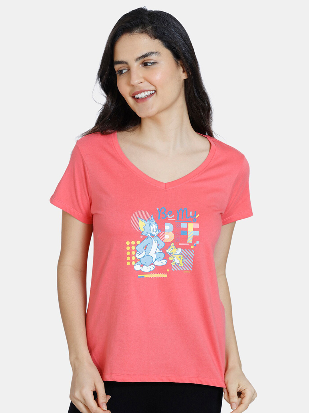 Buy Zivame Pink Print Top - Tops for Women 16416270 | Myntra