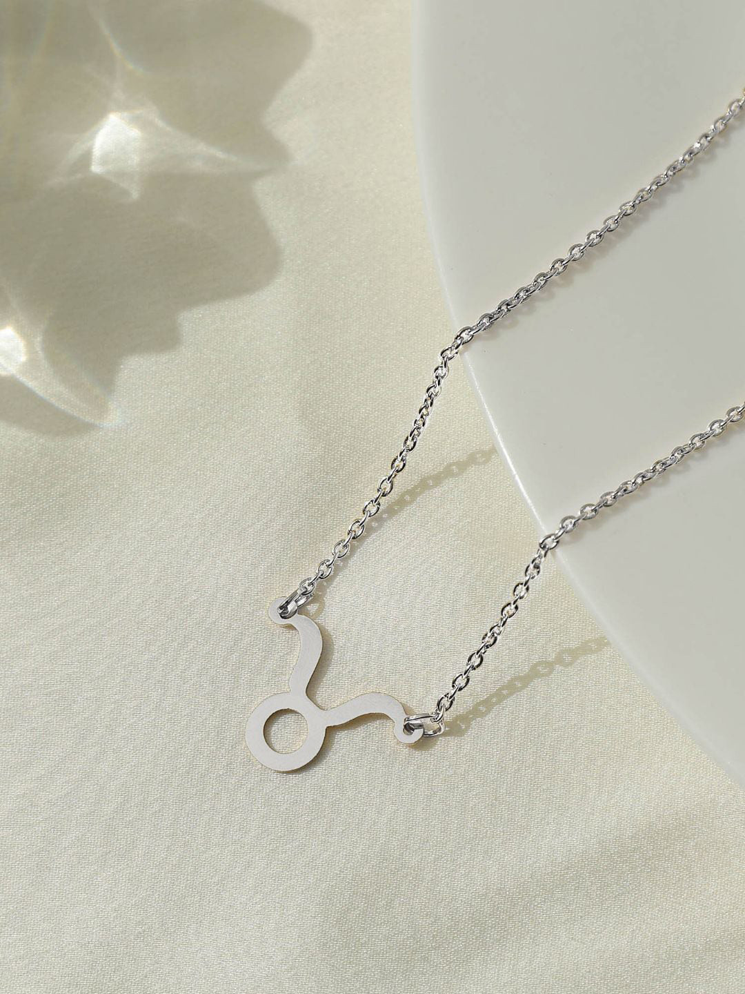 Buy Pipa Bella Silver Plated Taurus Zodiac Sign Necklace - Necklace And ...
