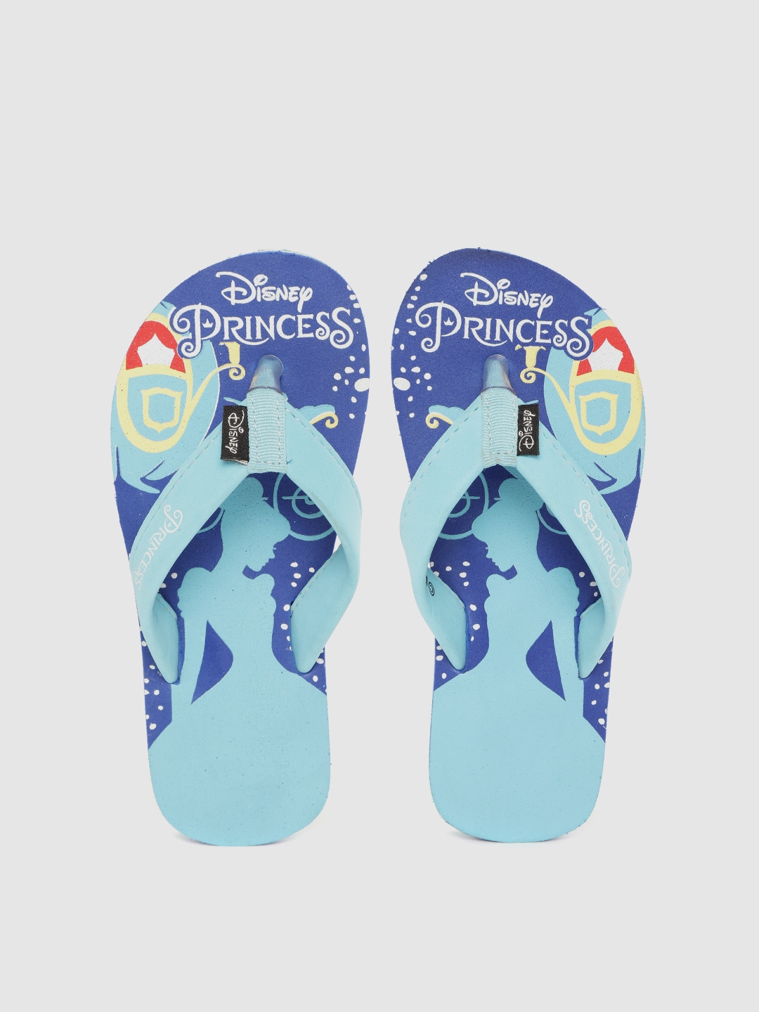 Buy Toothless Girls Blue And White Disney Princess Print Thong Flip Flops Flip Flops For Girls