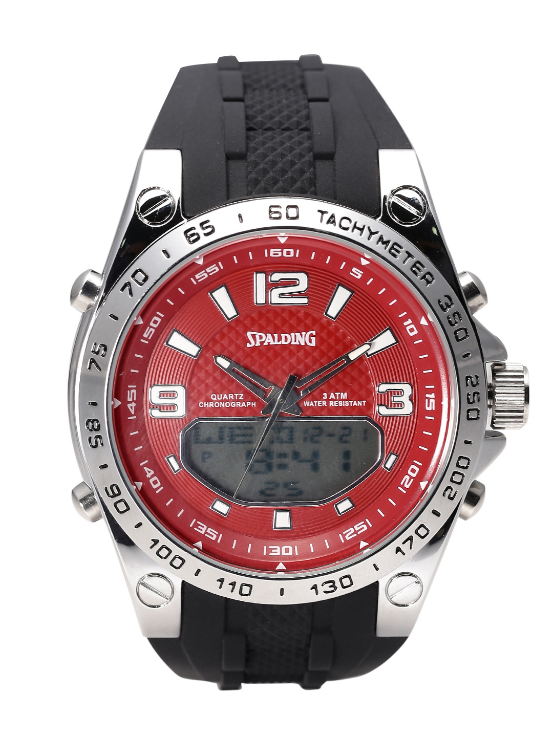 Buy Spalding Men Red Multifunction Analogue & Digital Watch SP 110 ...