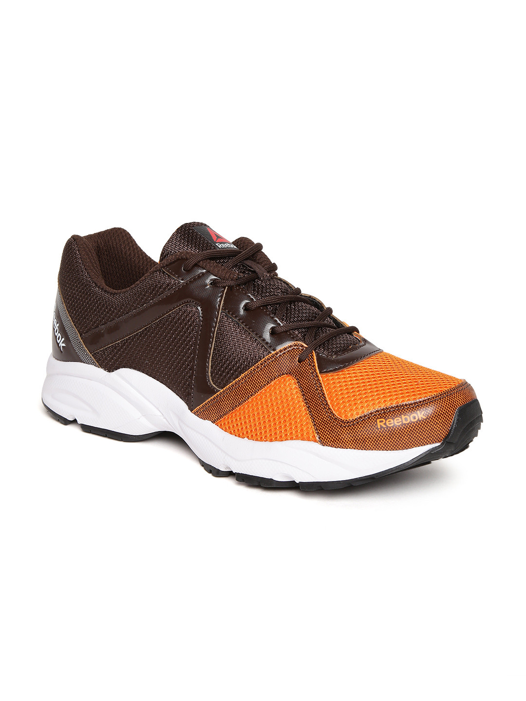Buy Reebok Men Orange & Coffee Brown Thunder Running Shoes - Sports ...