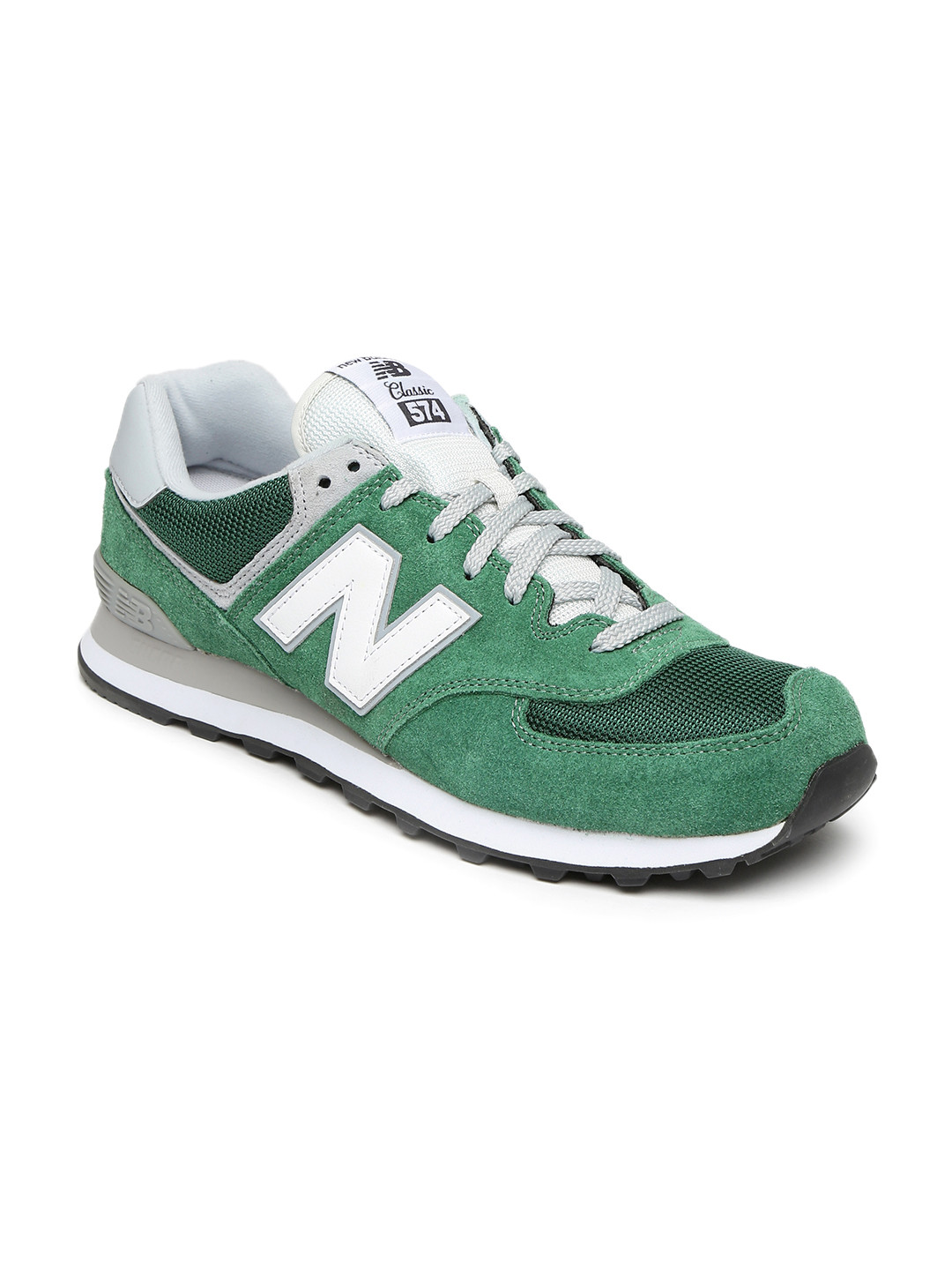 Buy New Balance Men Green Suede Sneakers - Casual Shoes for Men 1645448 ...