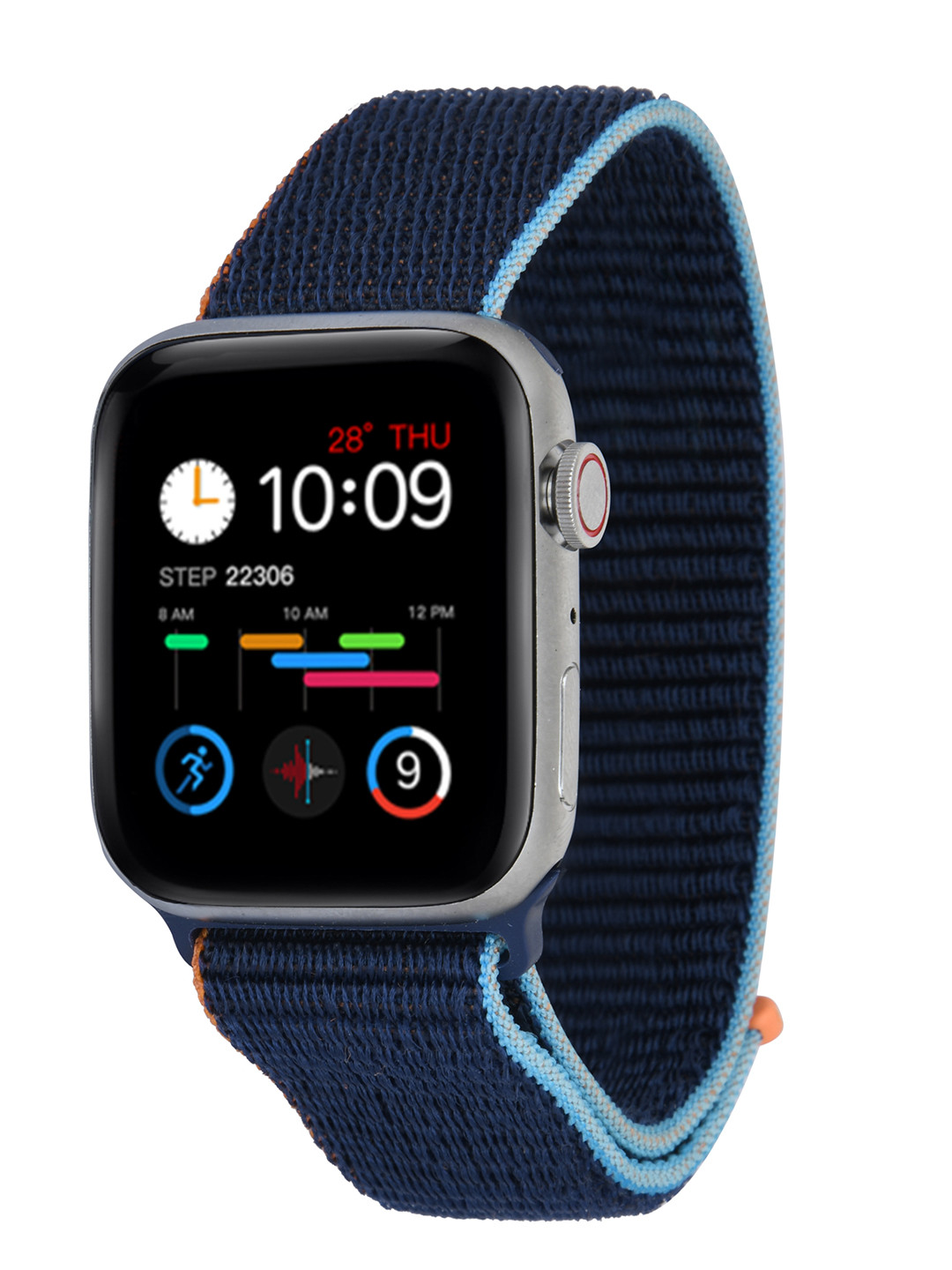 Buy French Connection Unisex Navy Blue Touch Screen Smartwatch T1 A ...