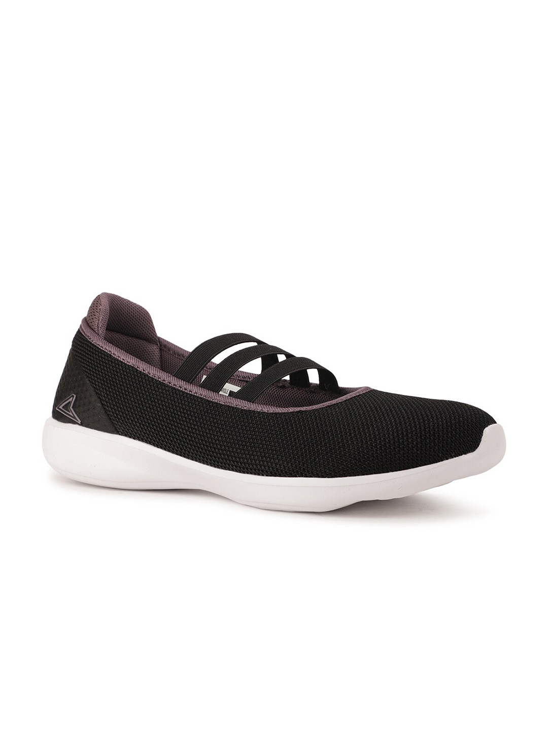 Buy Power Women Black Textile Walking Non Marking Shoes - Sports Shoes ...