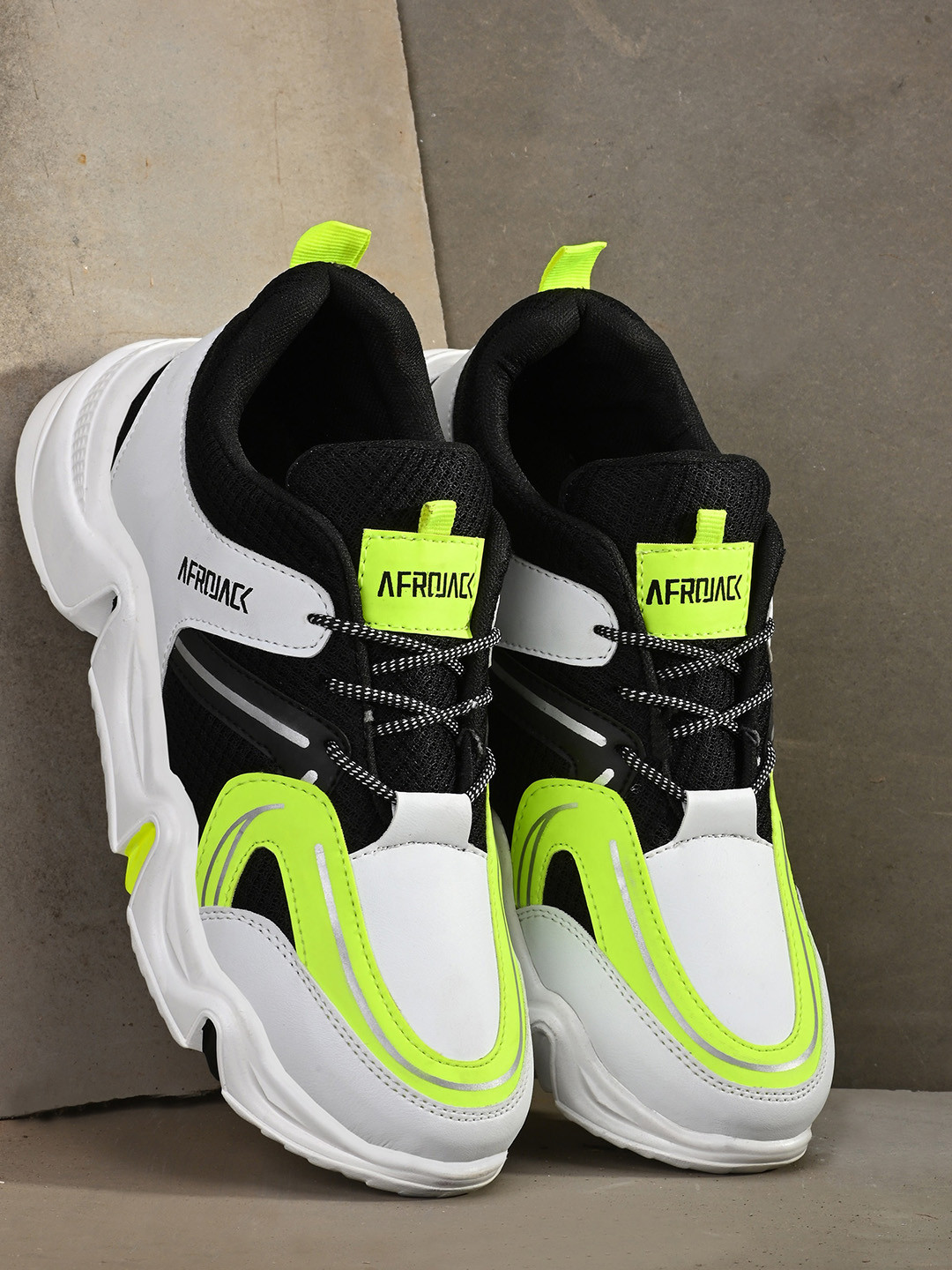 Buy AfroJack Men Black Colourblocked Sneakers - Casual Shoes for Men ...