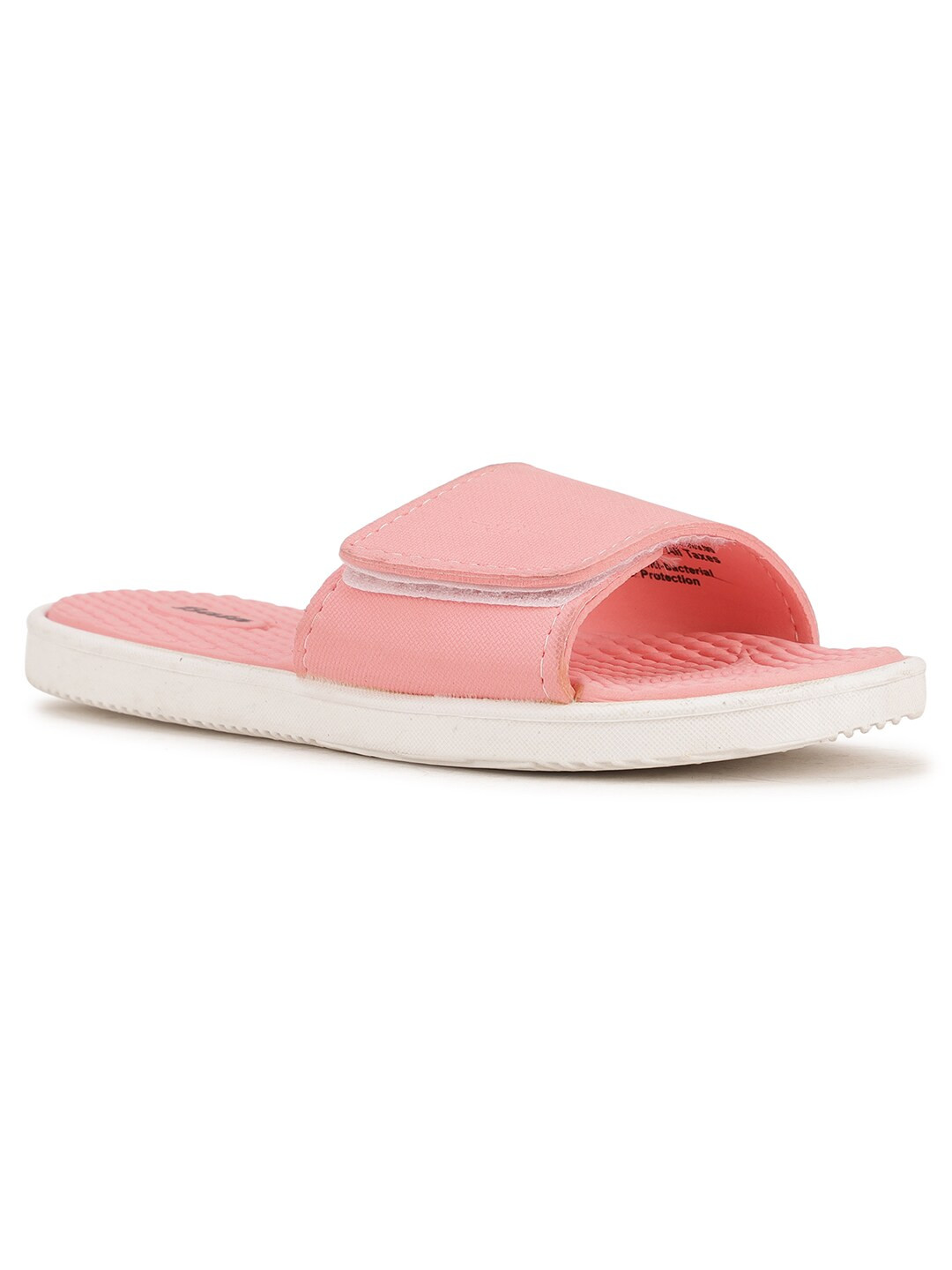 Buy Bata Women Peach Solid Sliders - Flip Flops for Women 16477768 | Myntra