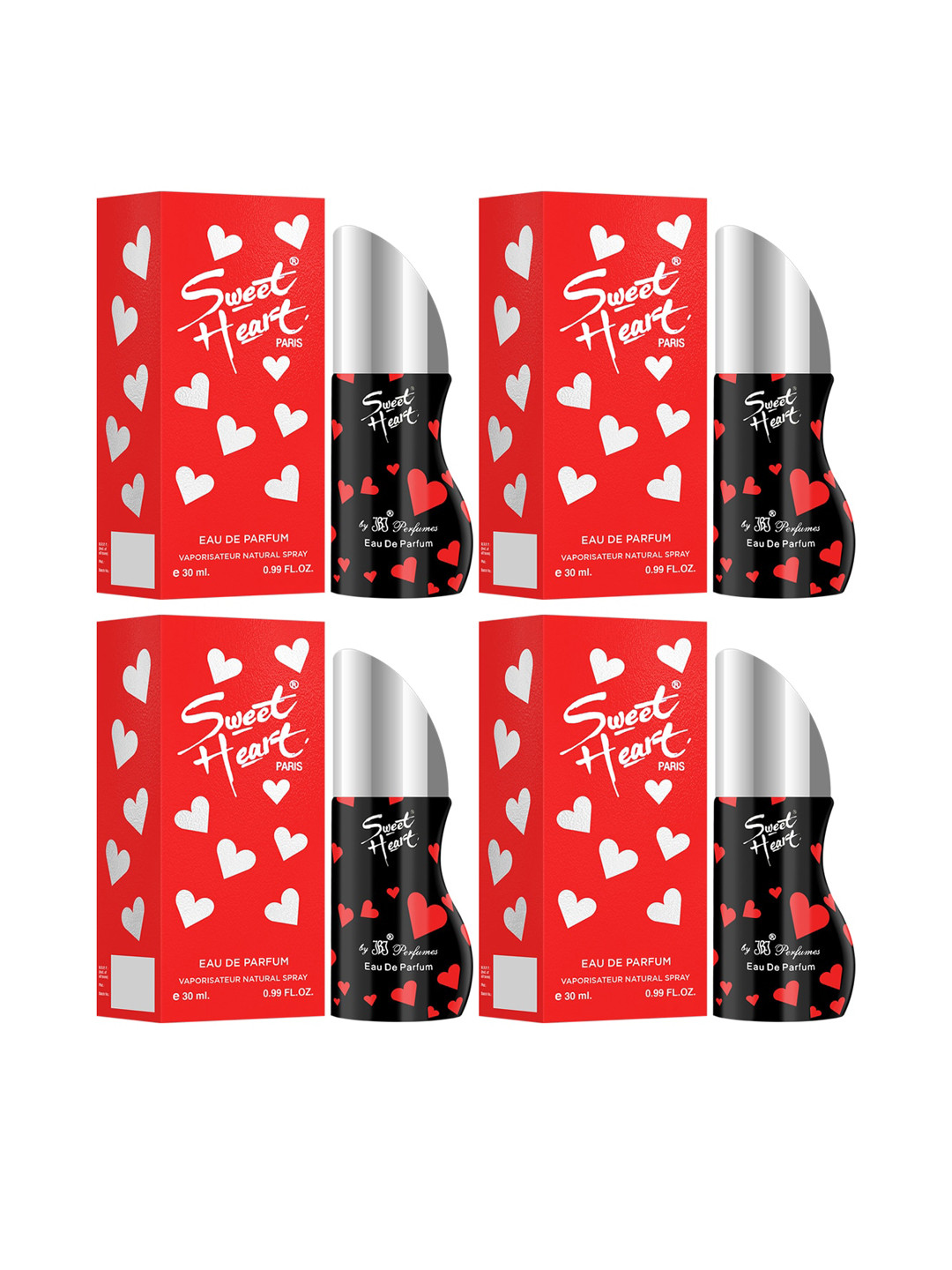 Buy Sweetheart Set Of 4 Eau De Parfum 30ml - Perfume for Unisex ...