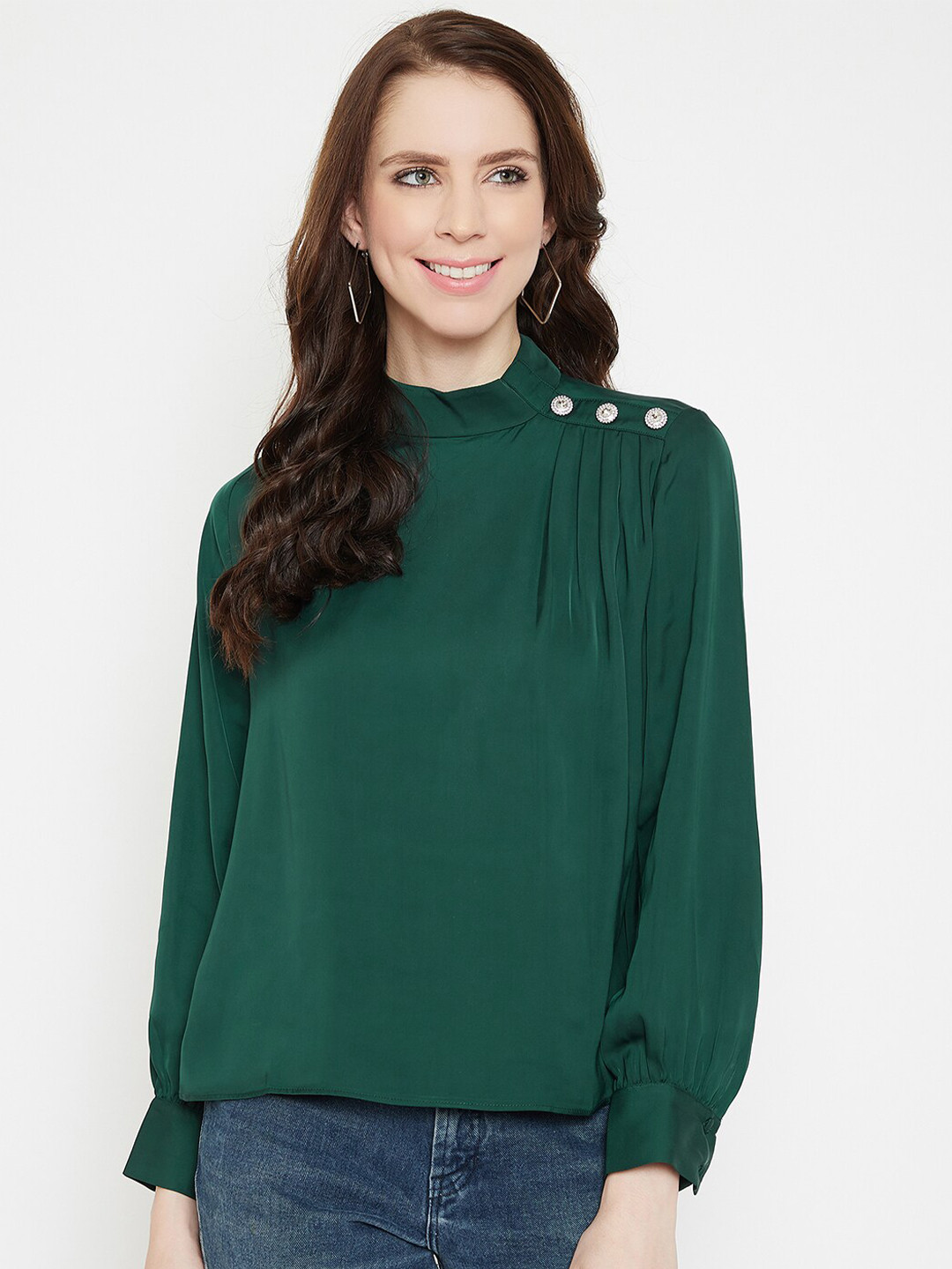 Buy Madame Green Top - Tops for Women 16512918 | Myntra