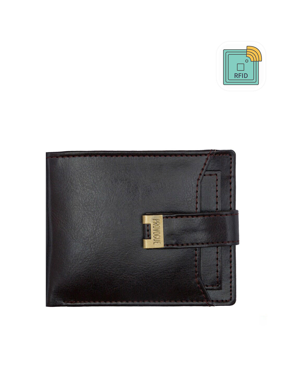 Buy Provogue Men Coffee Brown Two Fold Wallet - Wallets for Men ...