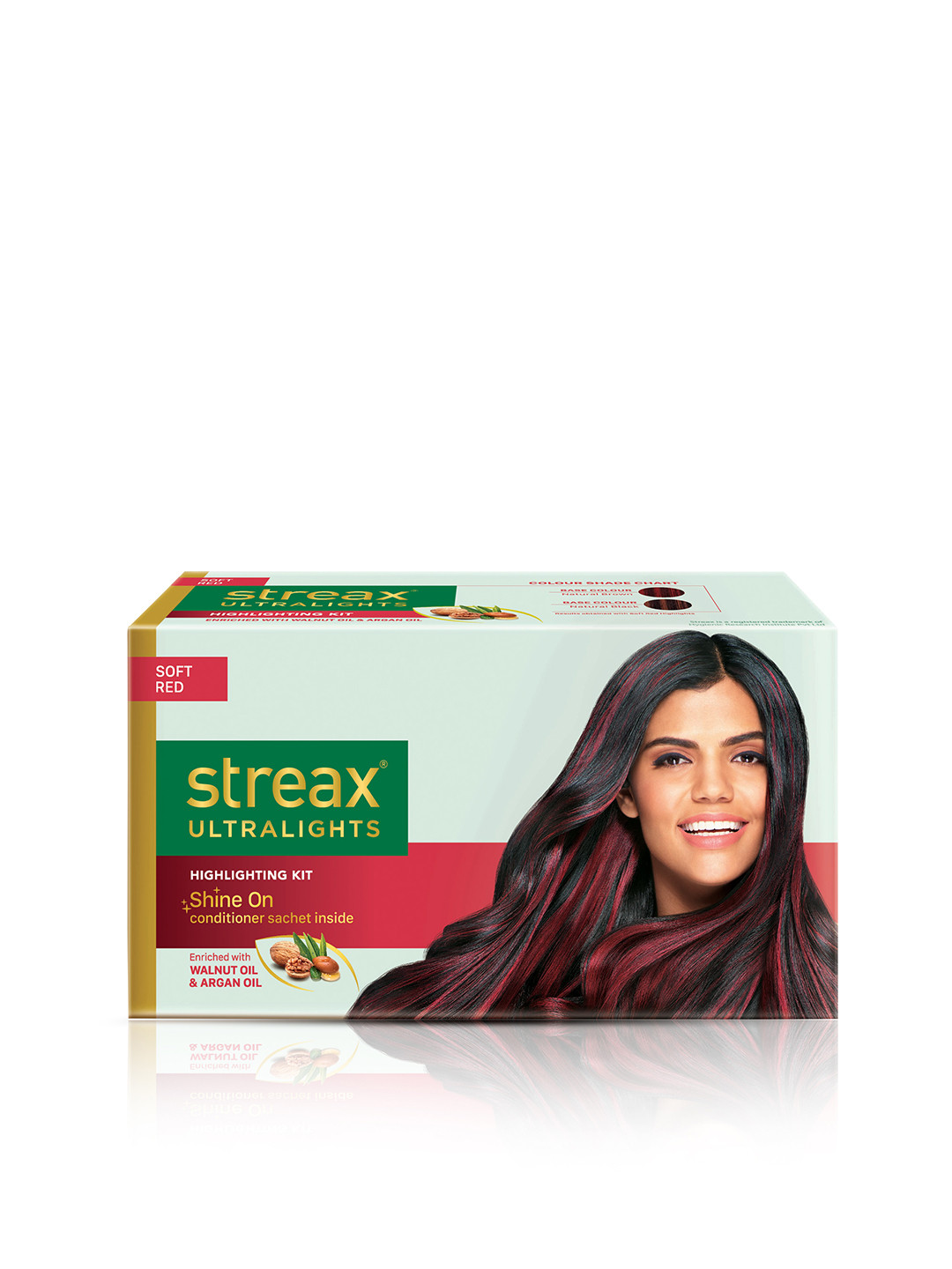 Buy Streax Ultralights Highlight Hair Colour Kit Soft Red - Hair Colour ...