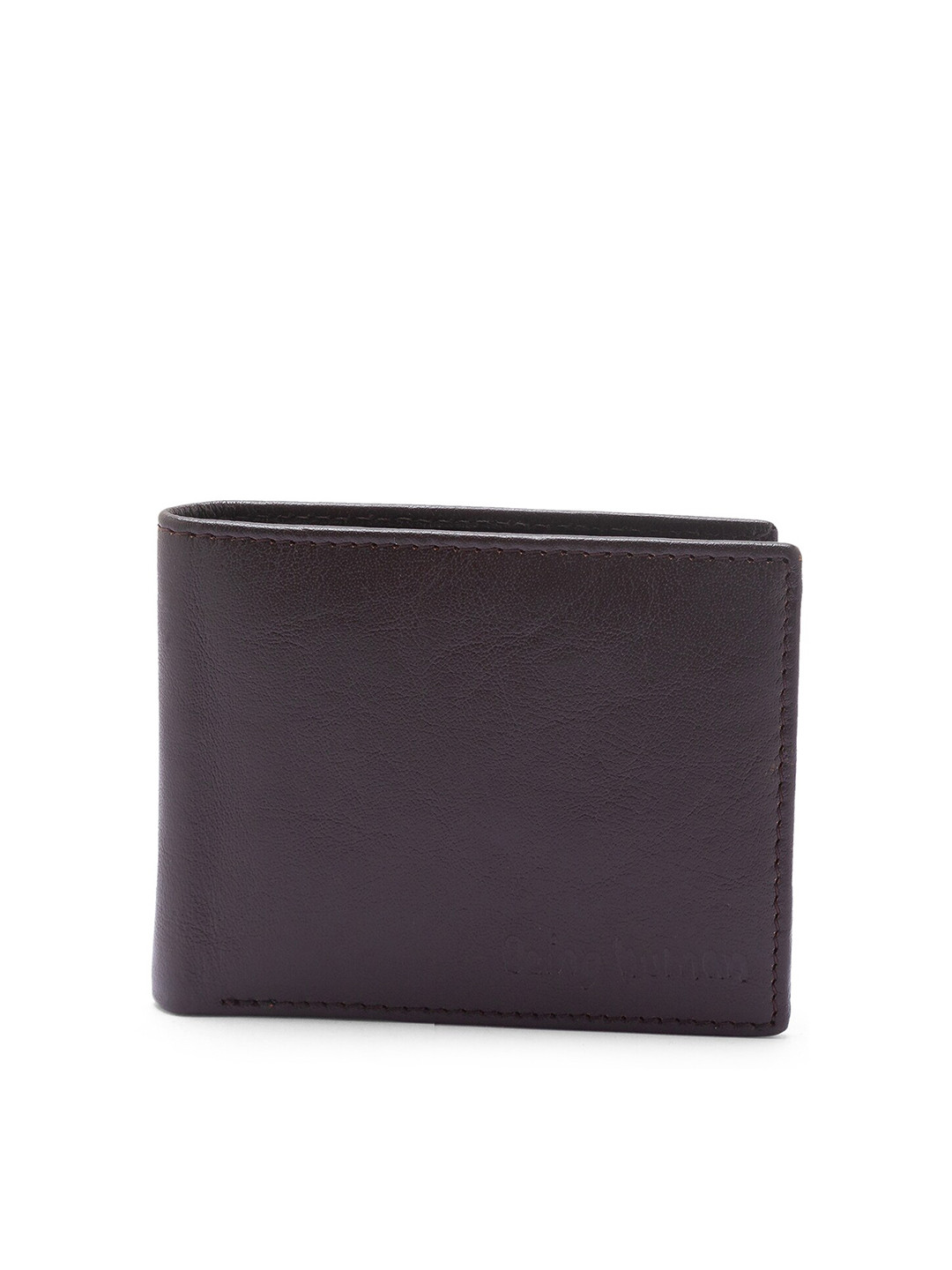 Buy Being Human Men Brown Leather Two Fold Wallet - Wallets for Men ...