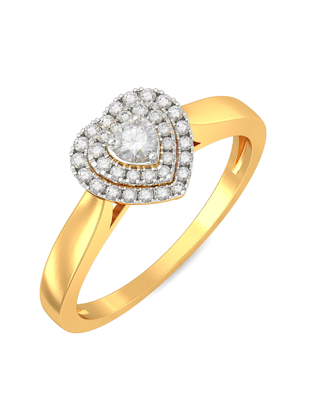 Buy BlueStone 1.996 G 18 Karat Gold Katie Ring With Diamonds - Ring Diamond for Women 1655530 ...
