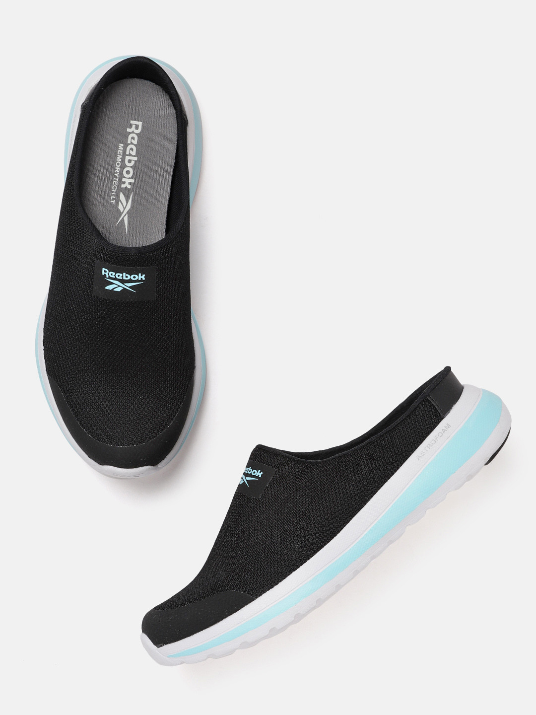 Buy Reebok Women Black Woven Design Memory Tech Comfort Wonder Sports ...