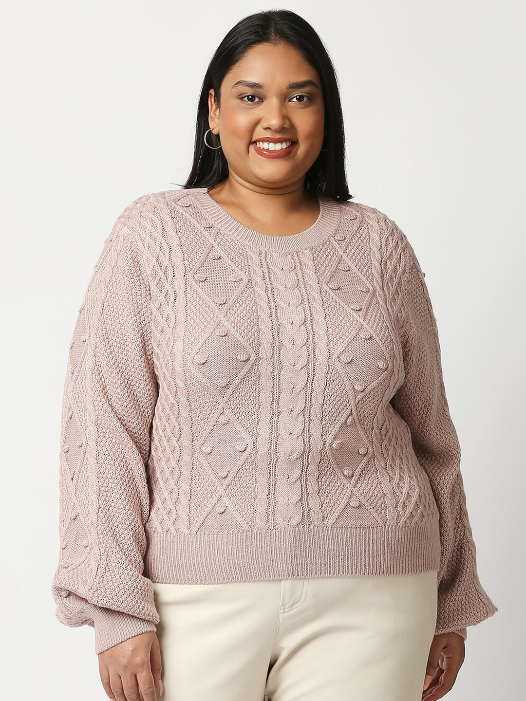 Buy 20Dresses Women Pink Acrylic Sweater - Sweaters for Women 16583240 ...