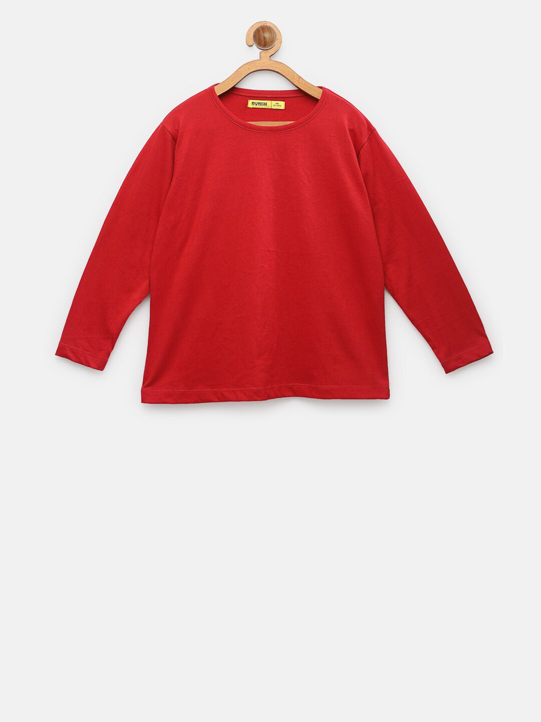 Buy NYNSH Girls Red T Shirt - Tshirts for Girls 16592366 | Myntra