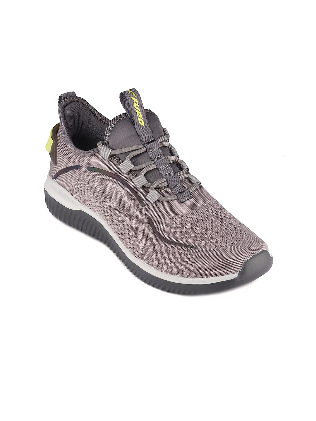 Buy FURO By Red Chief Men Grey Mesh Walking Non Marking Shoes - Sports ...