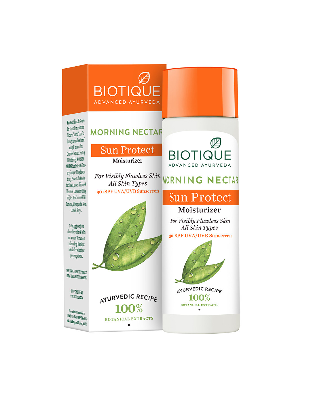 Buy Biotique Morning Nectar SunProtect 30+SPF UVA+UVB Visibly Flawless ...