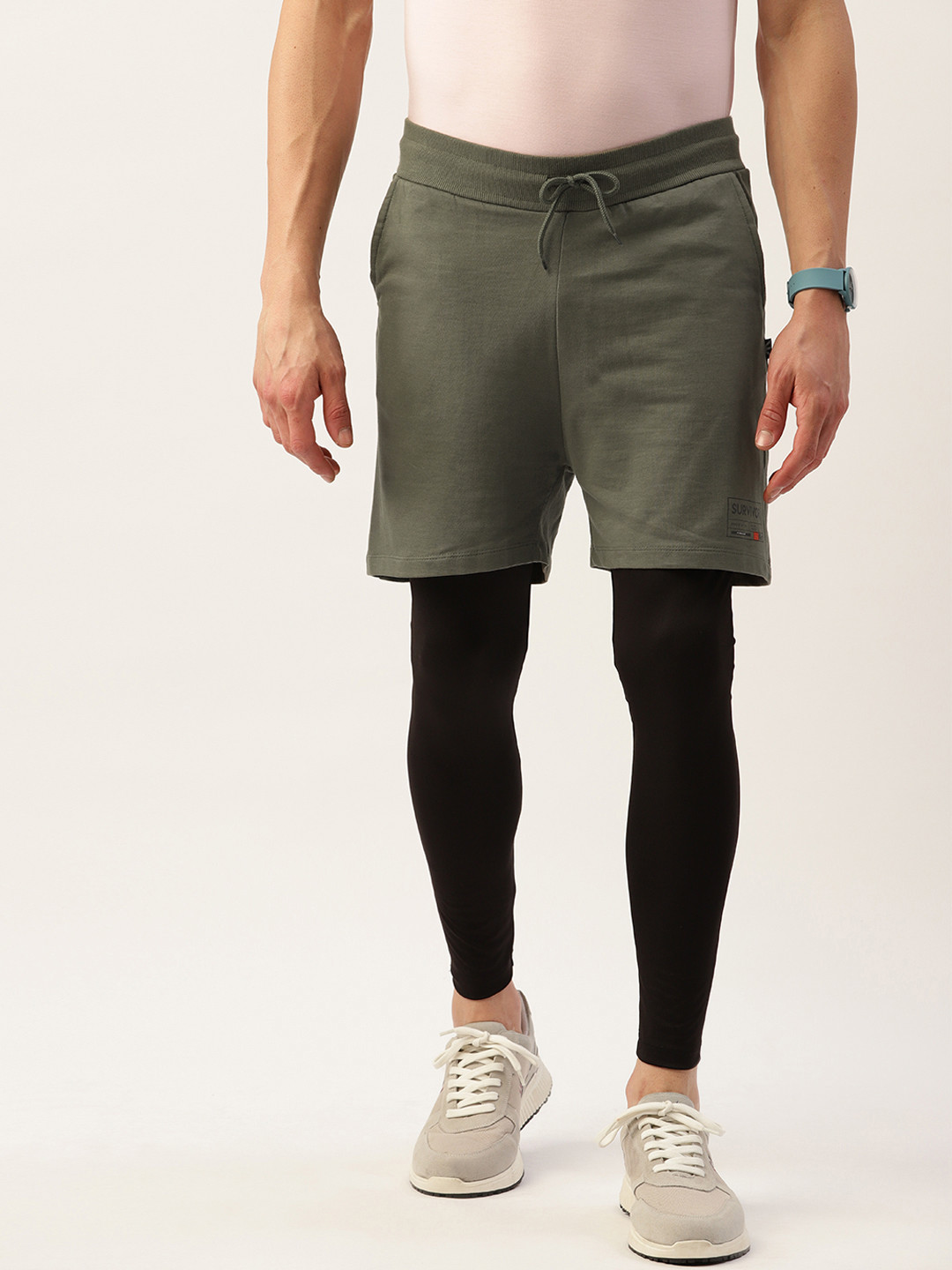 Buy Kook N Keech Men Pure Cotton Shorts With Attached Tights - Shorts ...