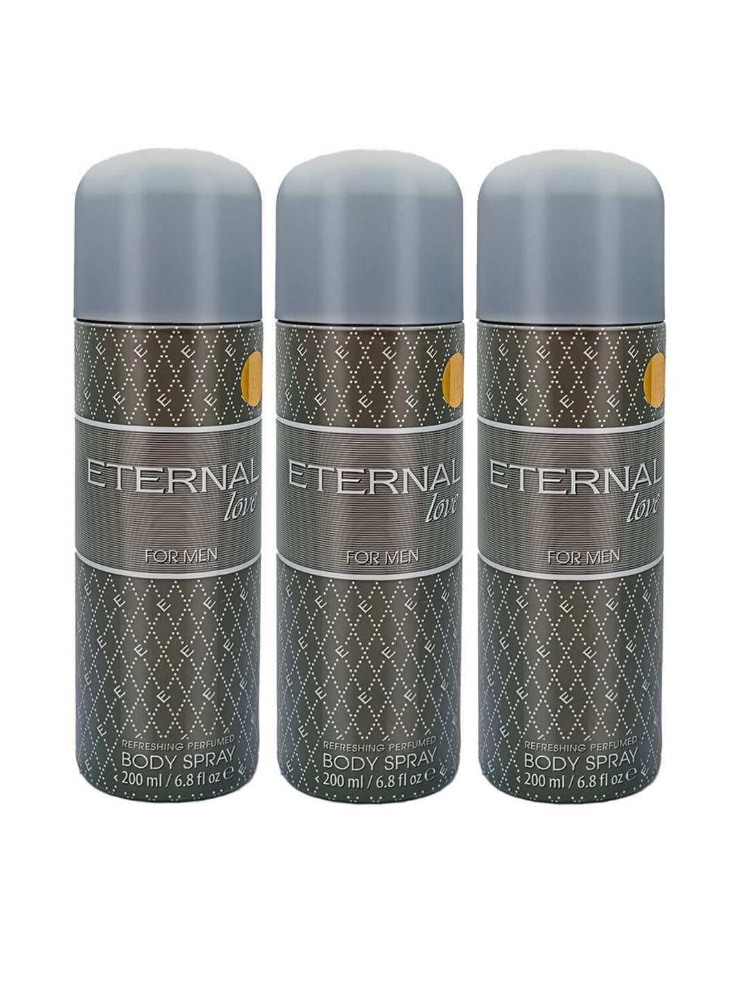 Buy ETERNAL Love Men Set Of 3 Grey Deodorant Perfumed Bodyspray 600 Ml ...