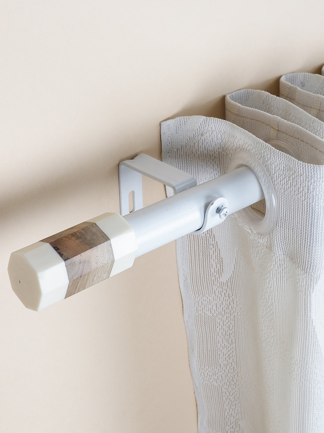 Buy The Decor Mart White Extendable Curtain Rod - Curtain Rods And ... Buy The Decor Mart White Extendable Curtain Rod - Curtain Rods And ...