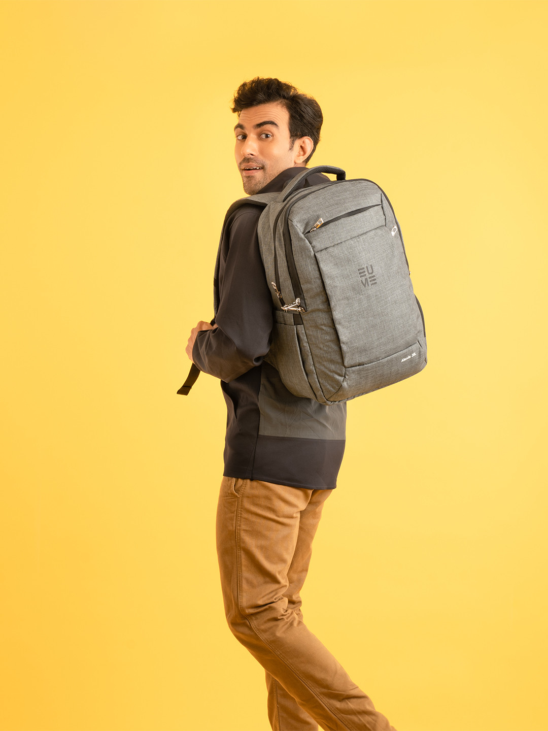 Buy EUME Unisex Grey Backpack - Backpacks for Unisex 16638086 | Myntra