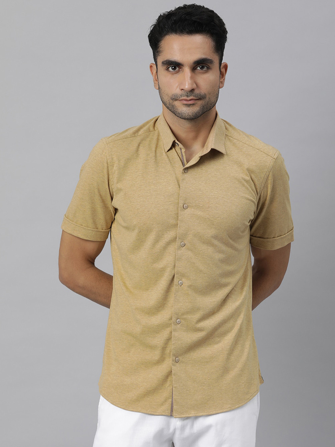 Buy RARE RABBIT Men Beige Casual Shirt - Shirts for Men 16648922 | Myntra
