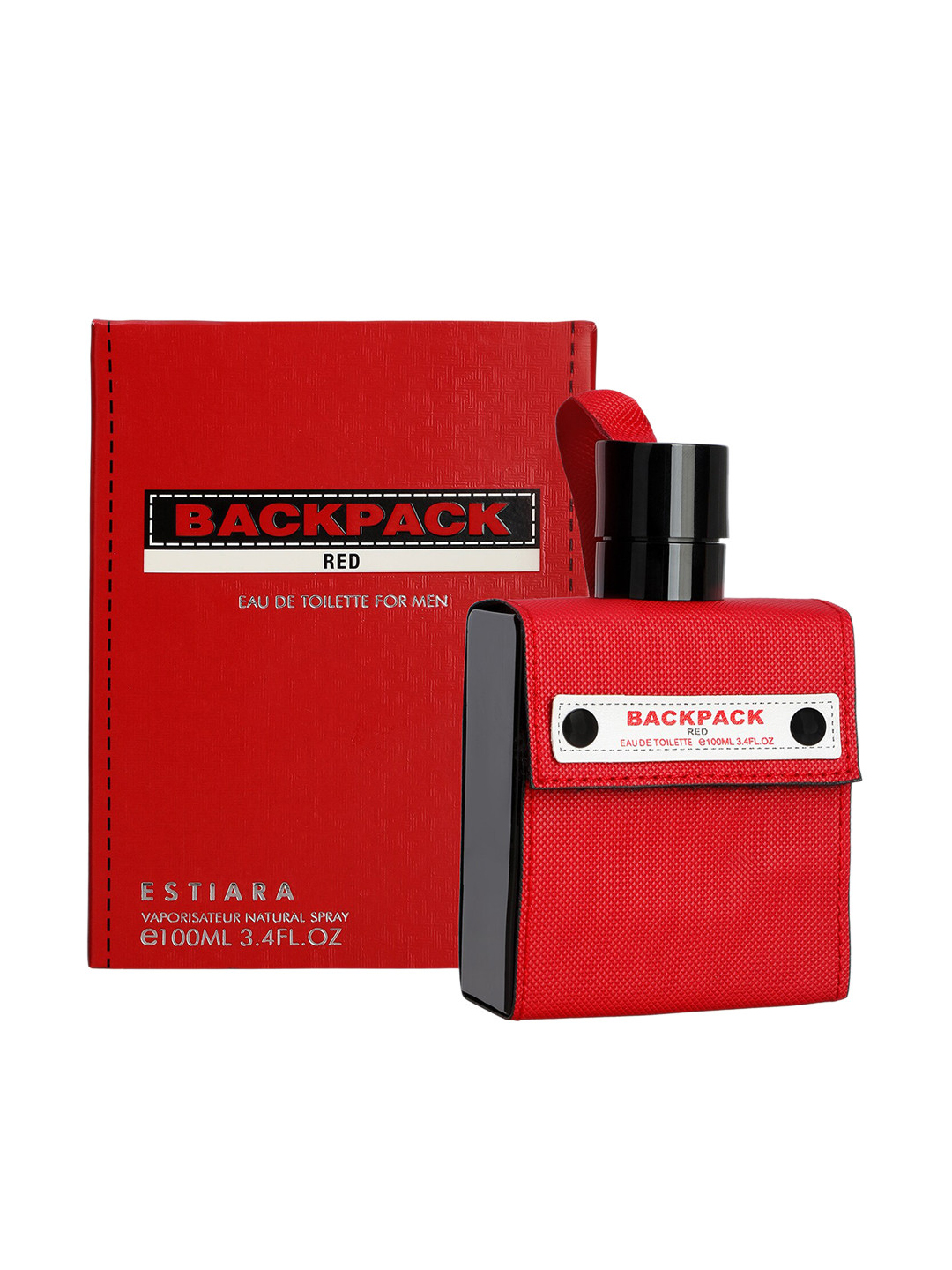 Buy ESTIARA Men Red Backpack Eau De Toilette 100 Ml - Perfume for Men ...