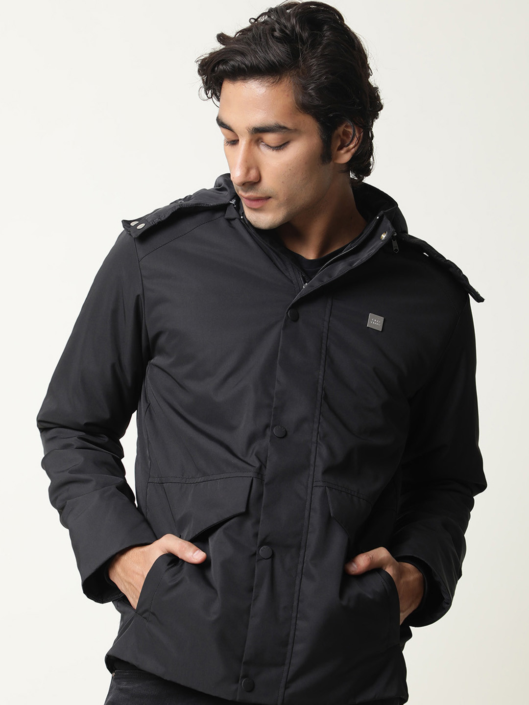 Buy RARE RABBIT Men Venue Slim Fit Solid Padded Jacket - Jackets for ...