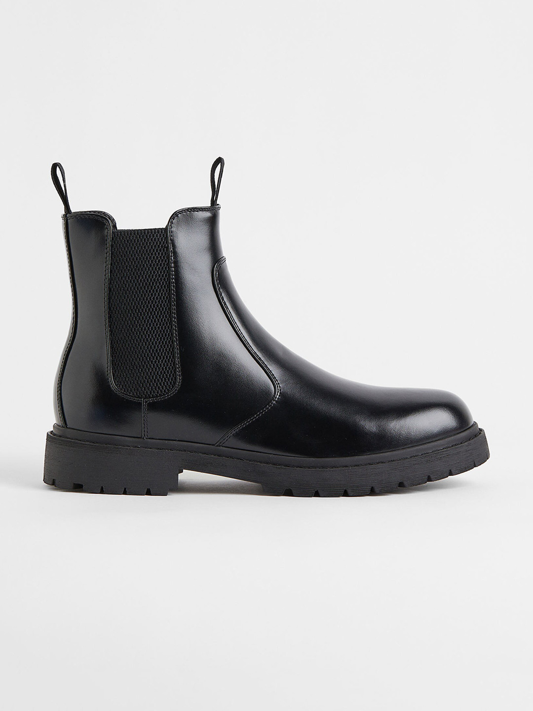 Buy H&M Men Black Solid Chelsea Boots - Casual Shoes for Men 16653326 ...