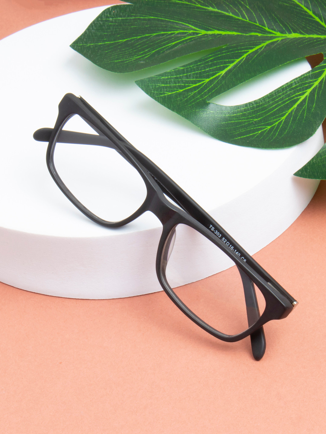 Buy Ted Smith Unisex Black Solid Full Rim Wayfarer Frames Eyeglasses ...