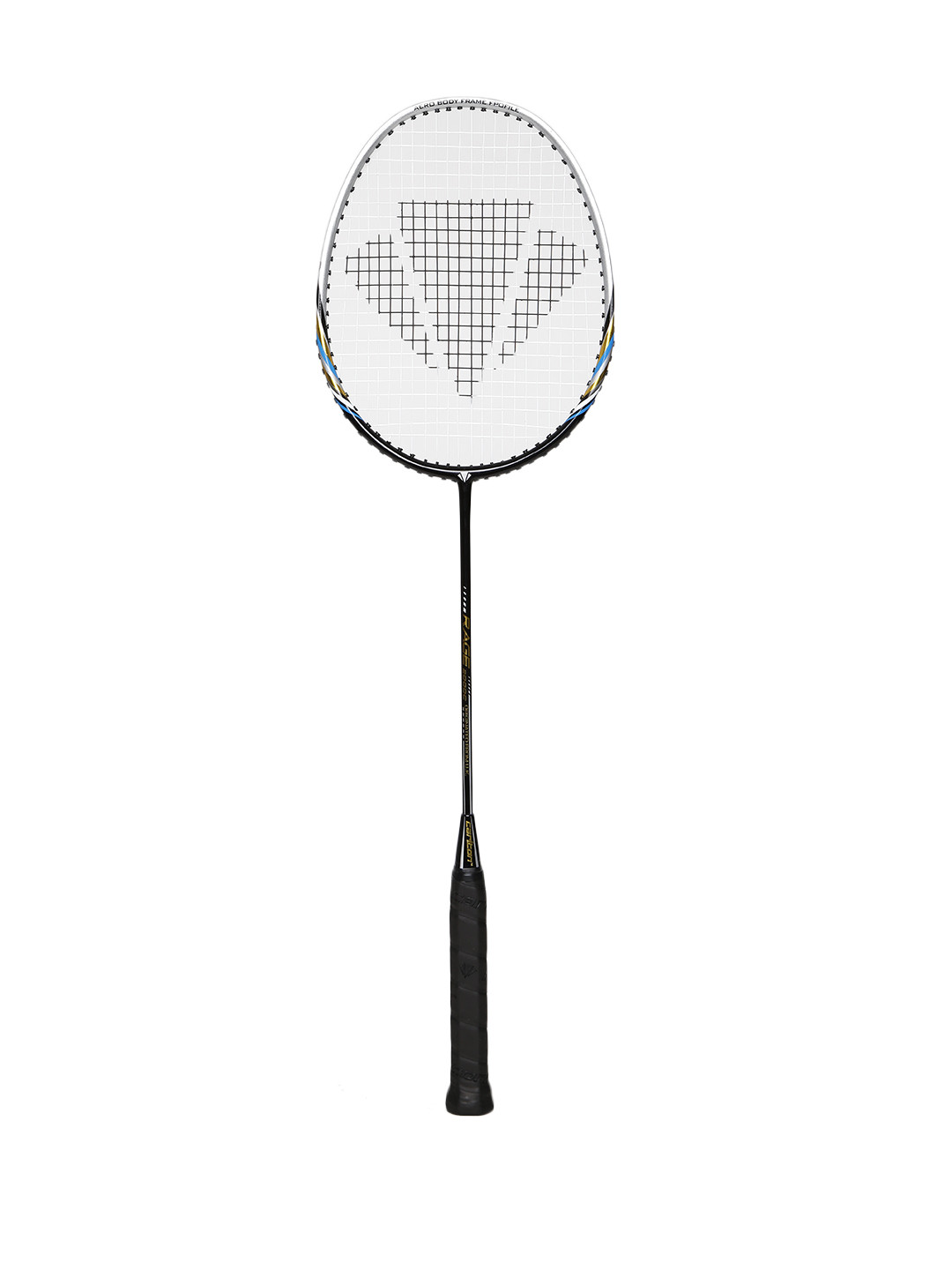 Buy Carlton Sports Unisex Black & Grey Rage 2000C Strung Printed ...