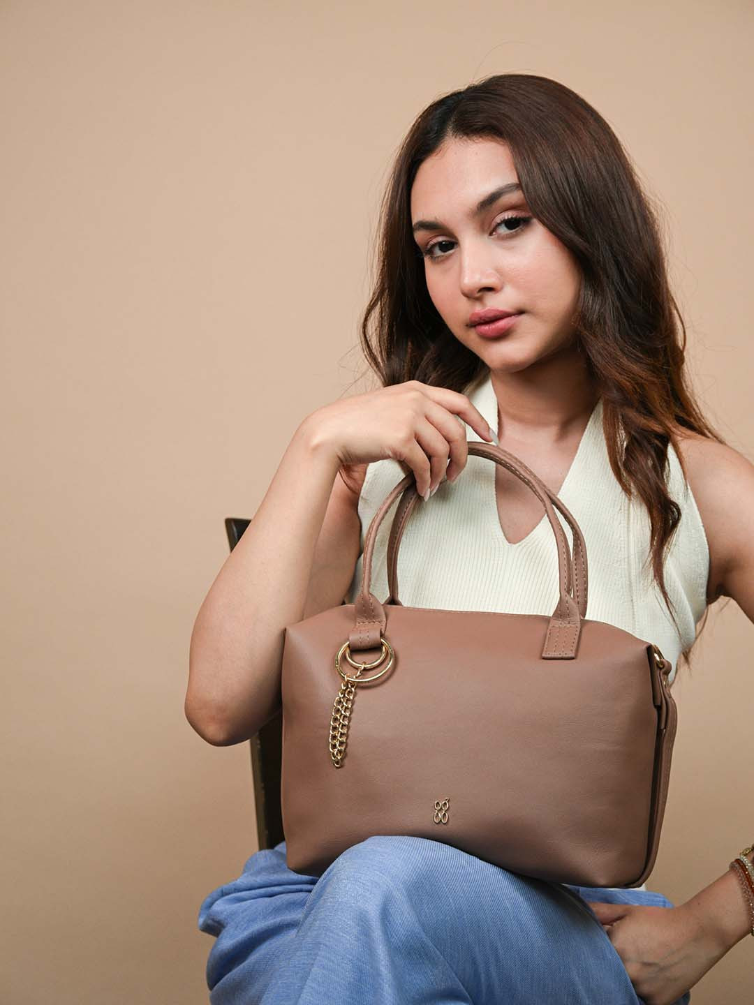 Buy Baggit Beige Solid Shoulder Bag - Handbags for Women 16676784 | Myntra