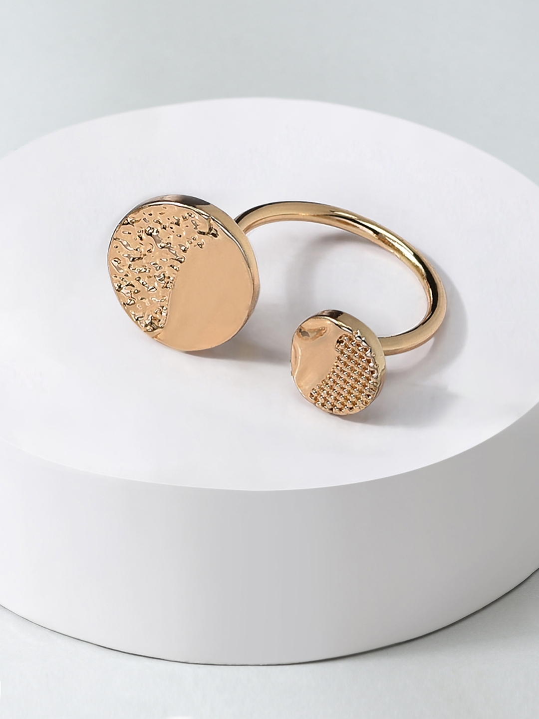 Buy AMI Gold Toned & Plated Contemporary Adjustable Finger Ring - Ring ... Buy AMI Gold Toned & Plated Contemporary Adjustable Finger Ring - Ring ...