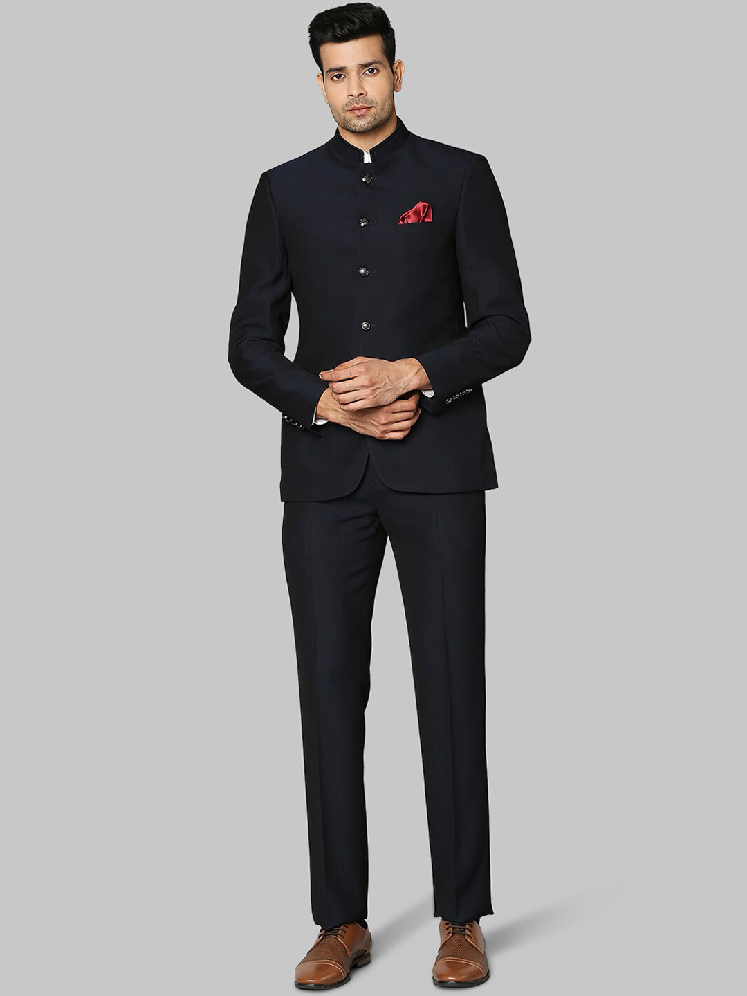 Buy Raymond Men Blue 2 Piece Suit - Suits for Men 16683804 | Myntra