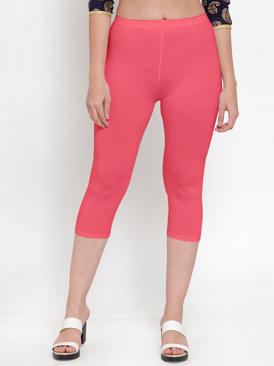 Buy GRACIT Women Pink Capris - Capris for Women 16685668 | Myntra