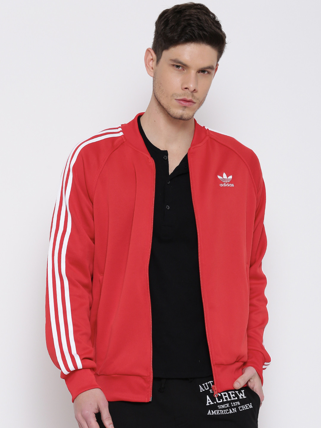 Buy ADIDAS Originals Red SST TT Sporty Jacket - Jackets for Men 1668776 ...