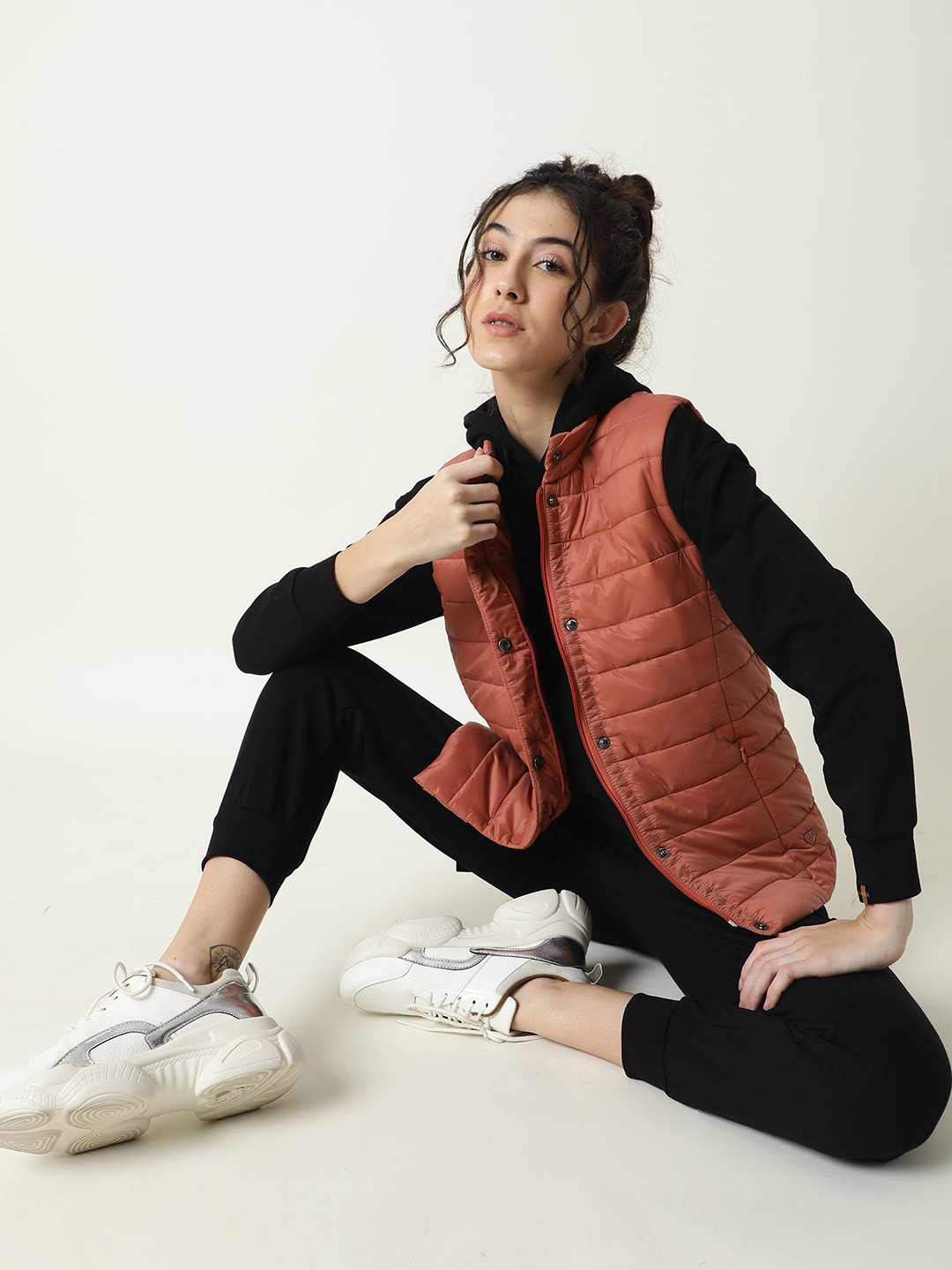 Buy RAREISM Women Rust Padded Jacket - Jackets for Women 16688490 | Myntra